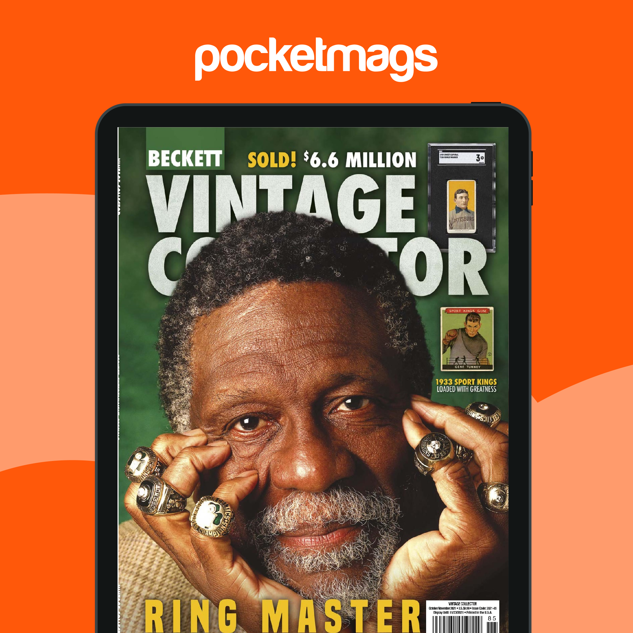 Beckett Vintage Collector Magazine - Oct/Nov 2021 Back Issue