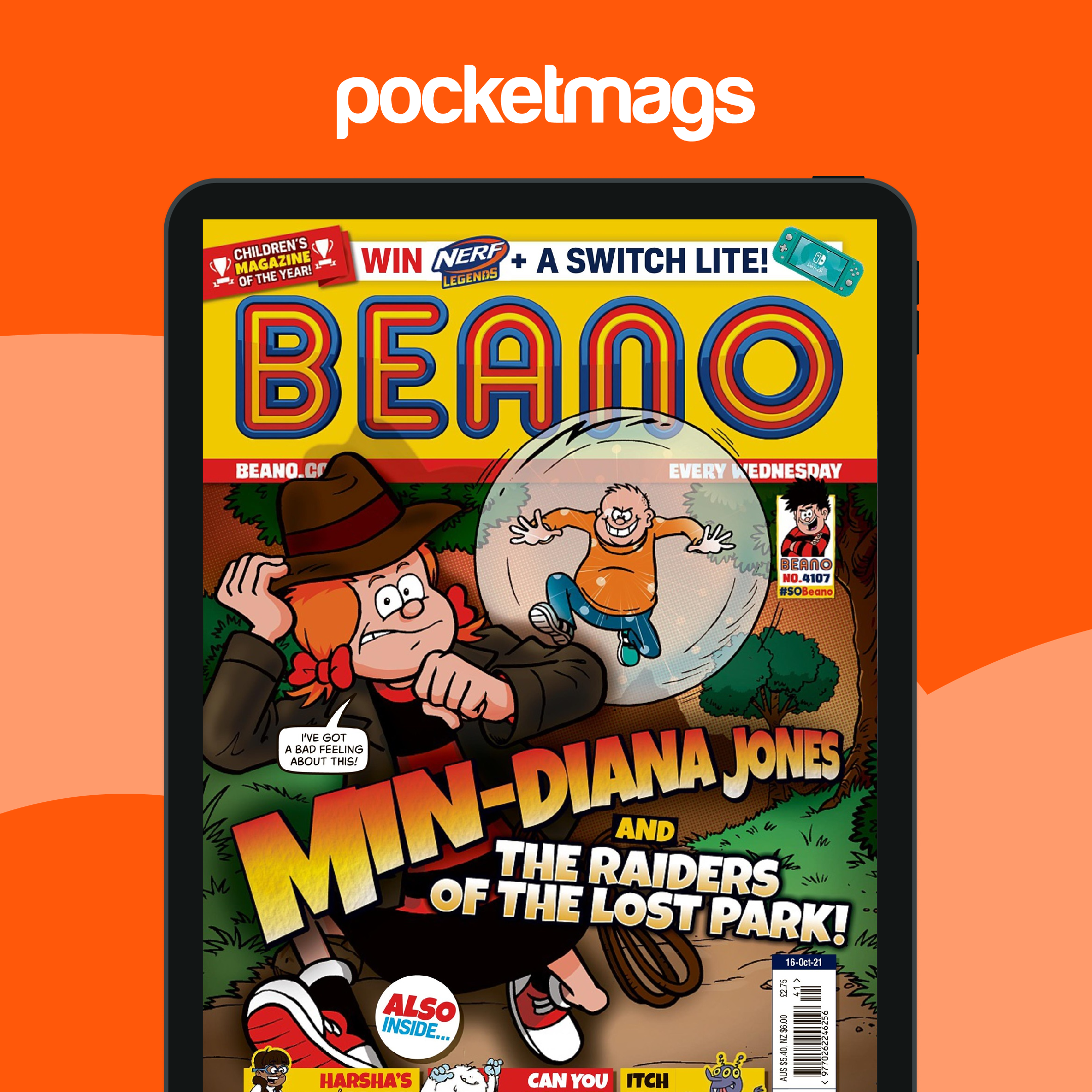 Beano Magazine - 16/10/2021 Edición anterior