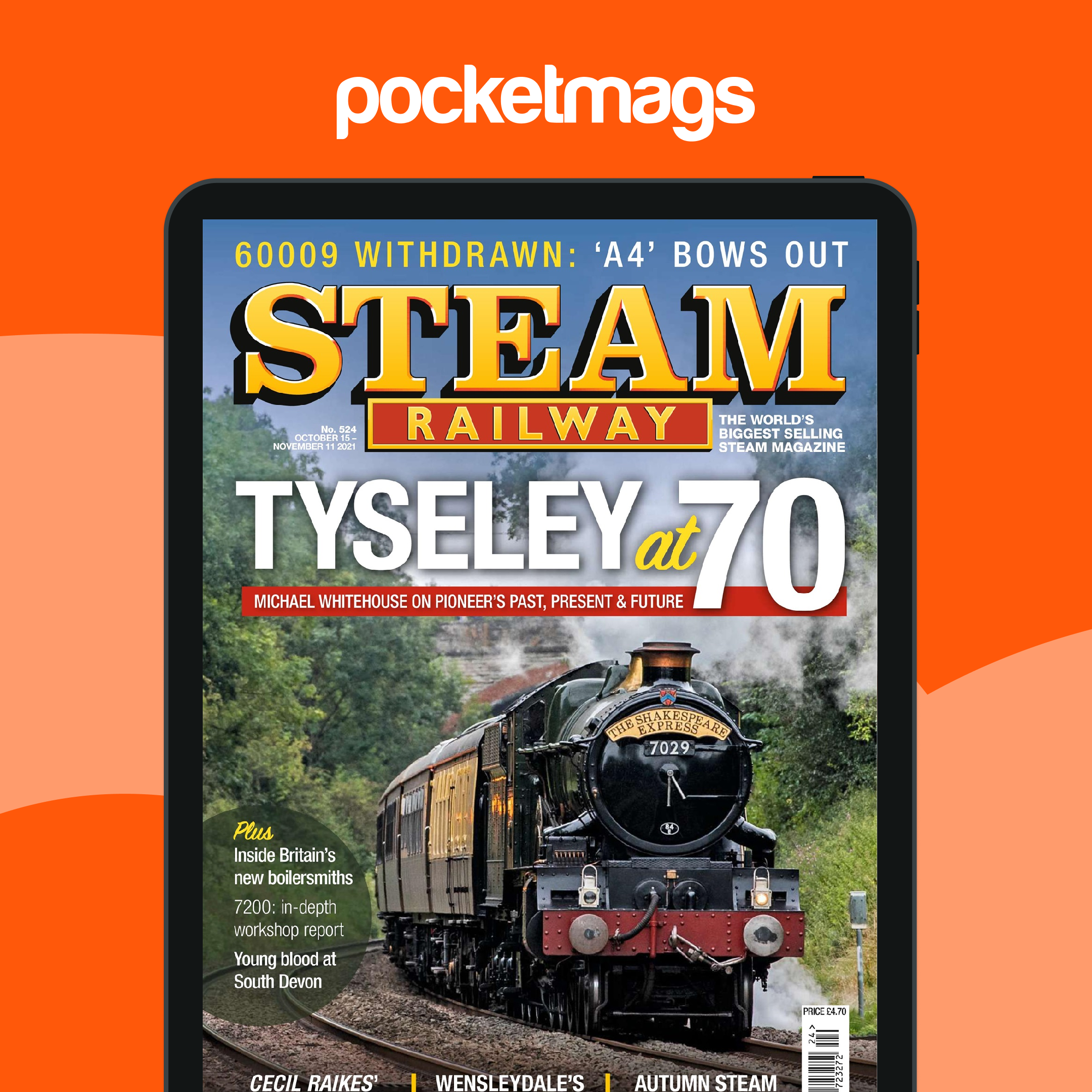 Steam Railway Magazine - Issue 524 Retour à l'édition précédente
