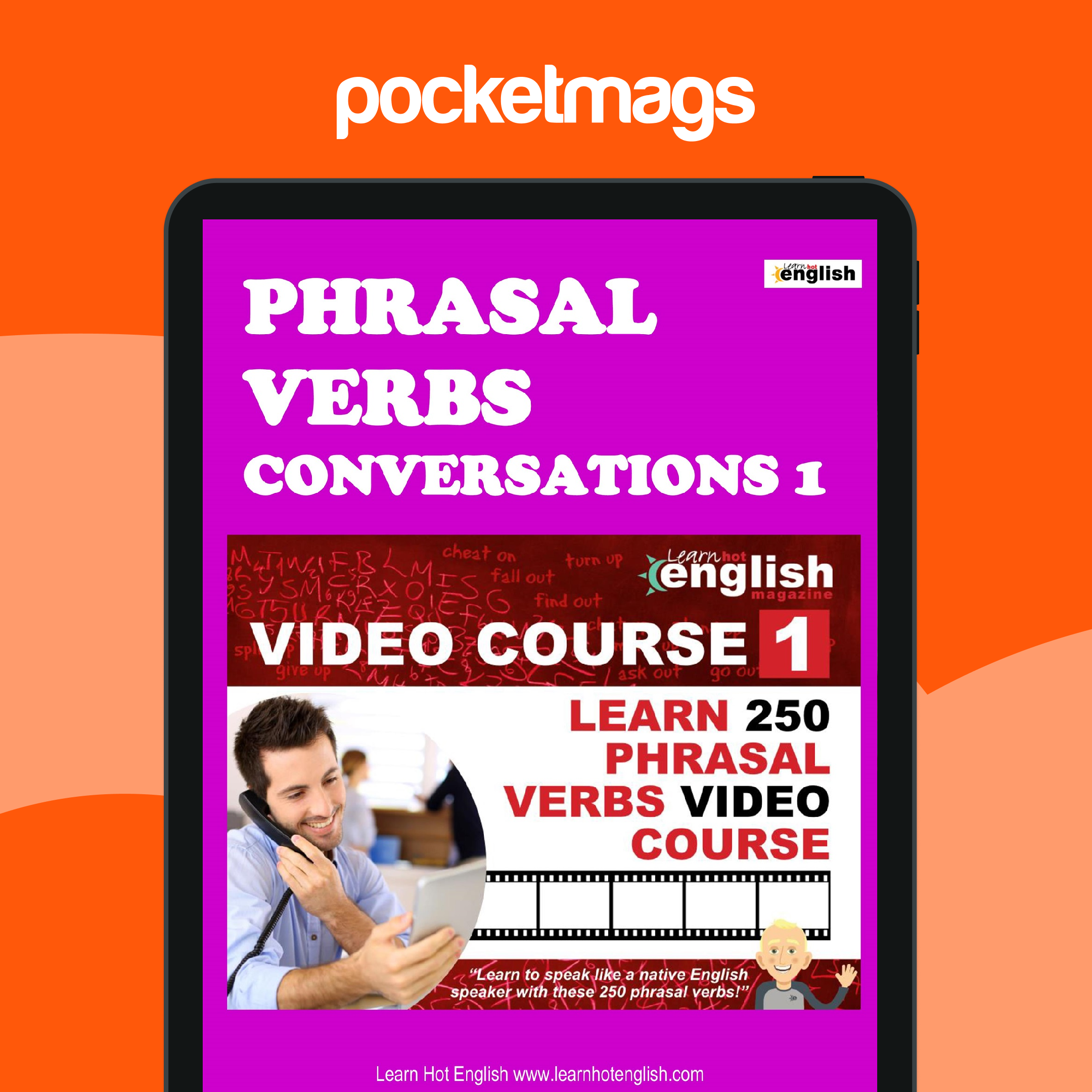 Learn Hot English Magazine - Phrasal Verbs Pack 1 Edição especial
