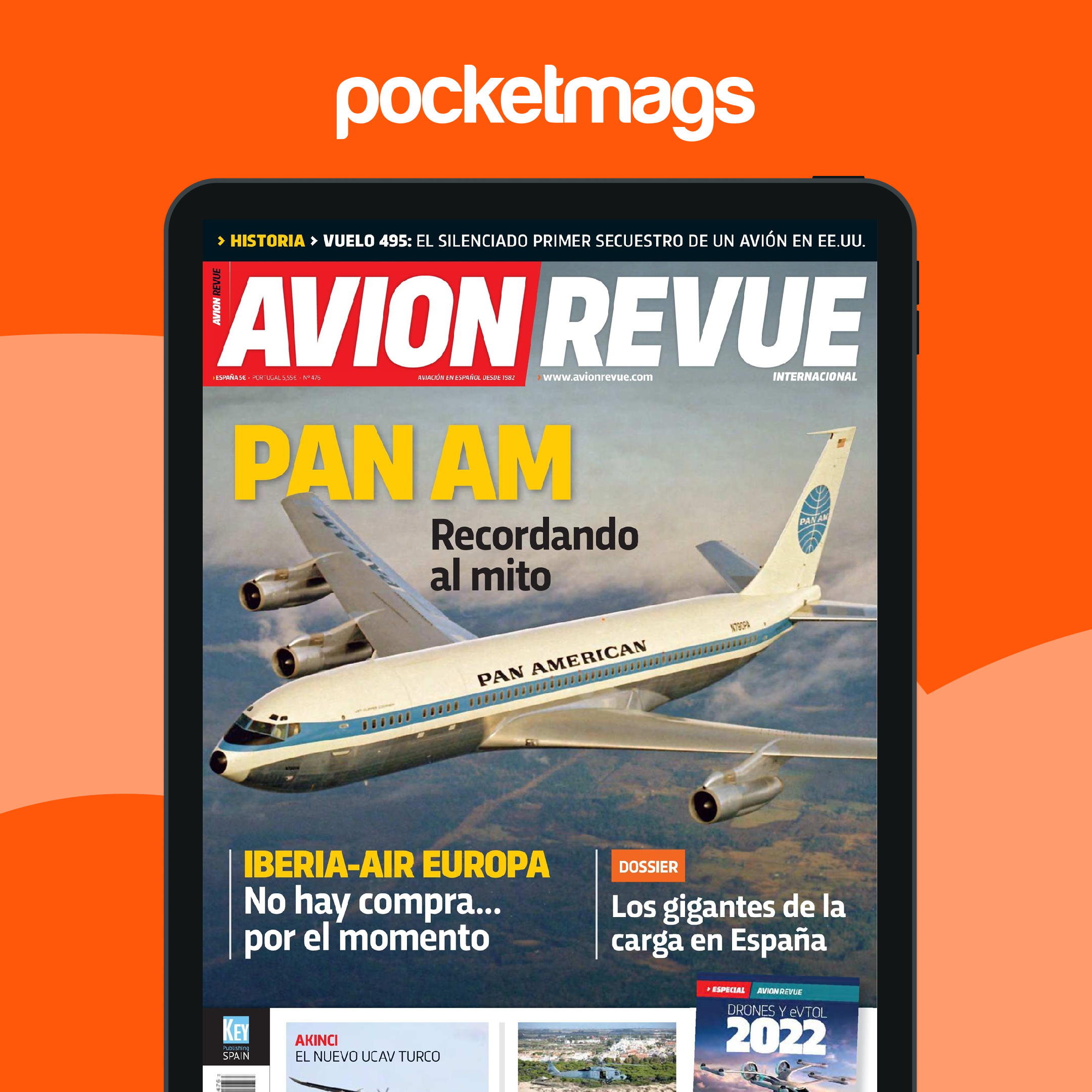 Avion Revue Internacional Magazine - Número 476 Back Issue