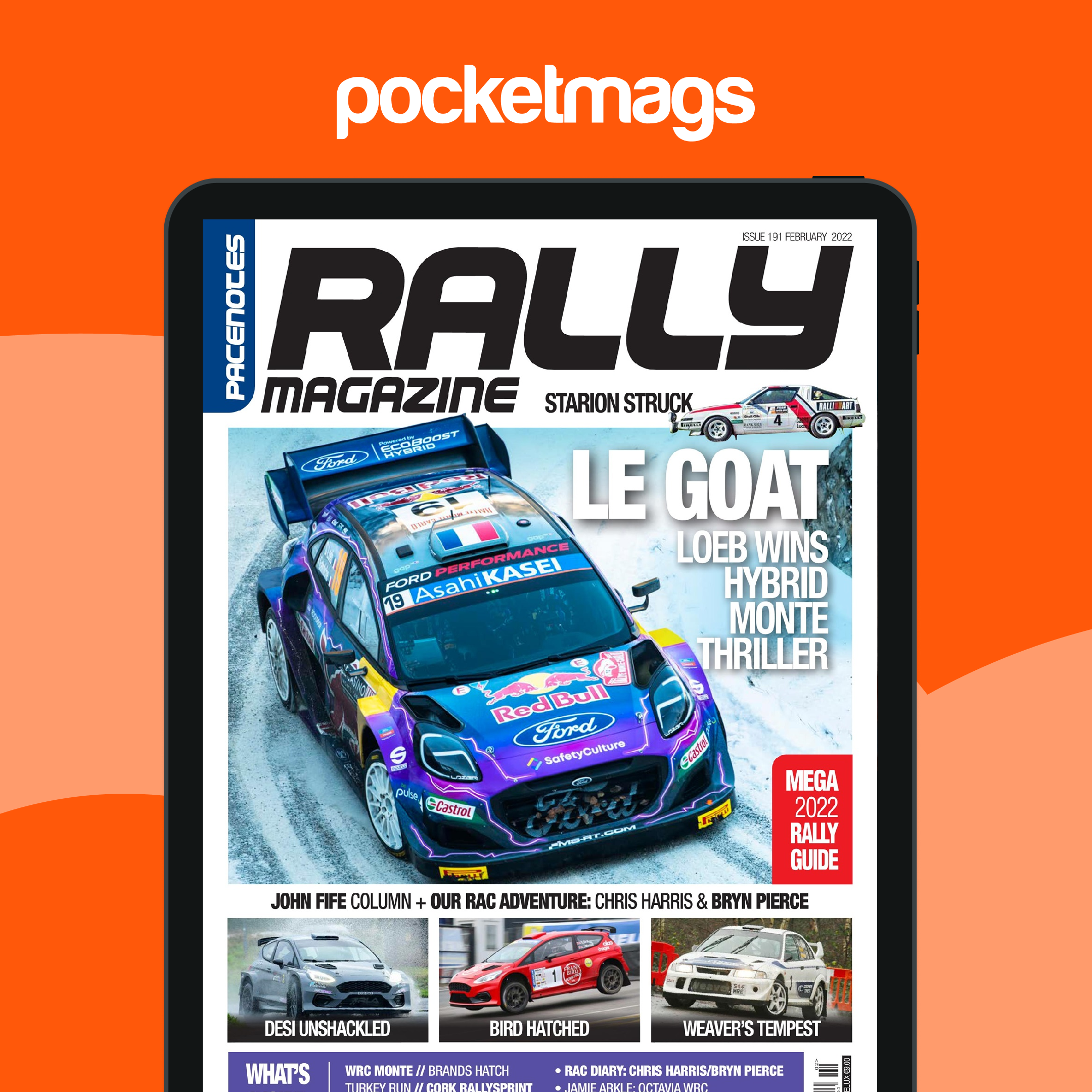 Pacenotes Rally magazine - Issue 191 - Feb 2022 Back Issue