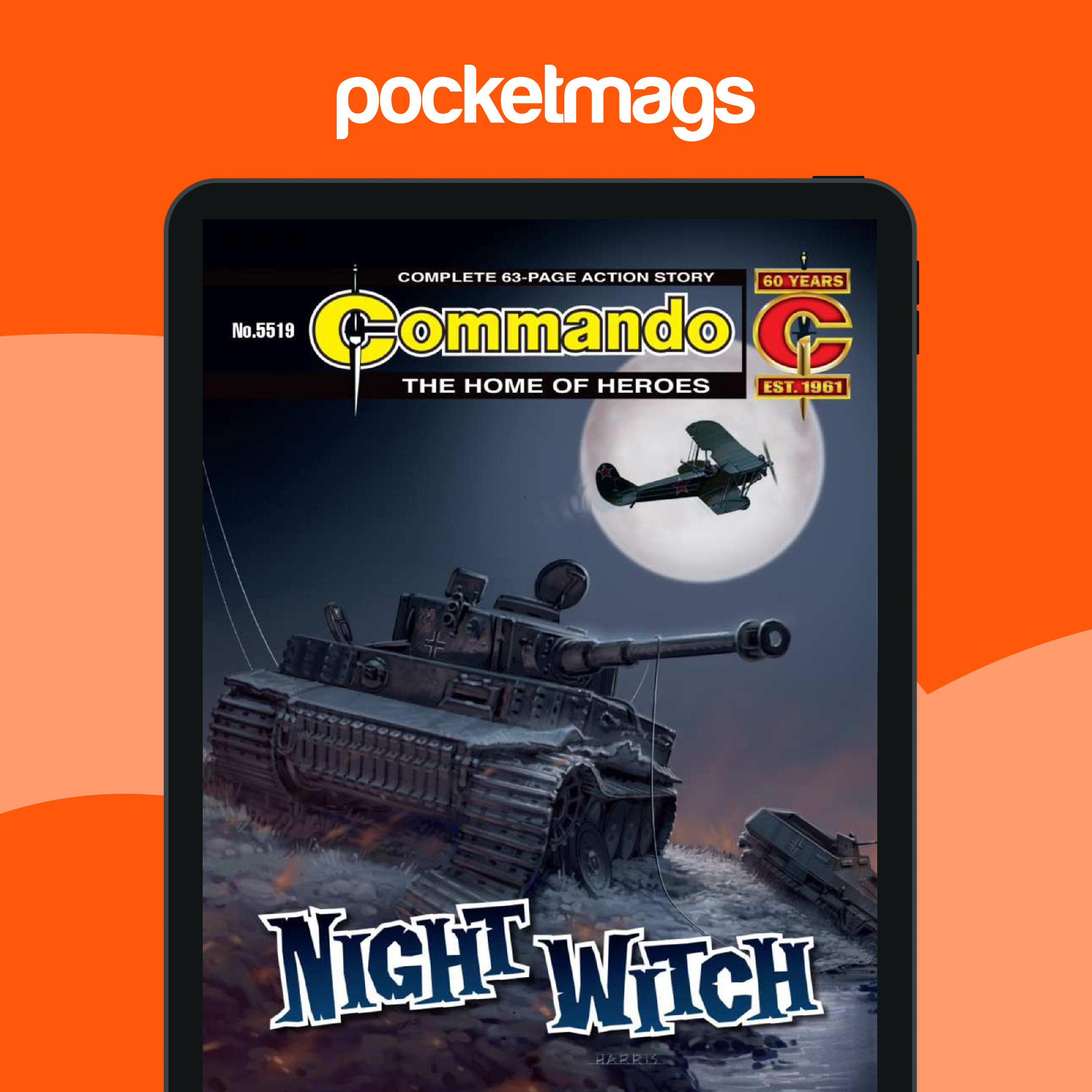 Commando Magazine - 5519 Back Issue