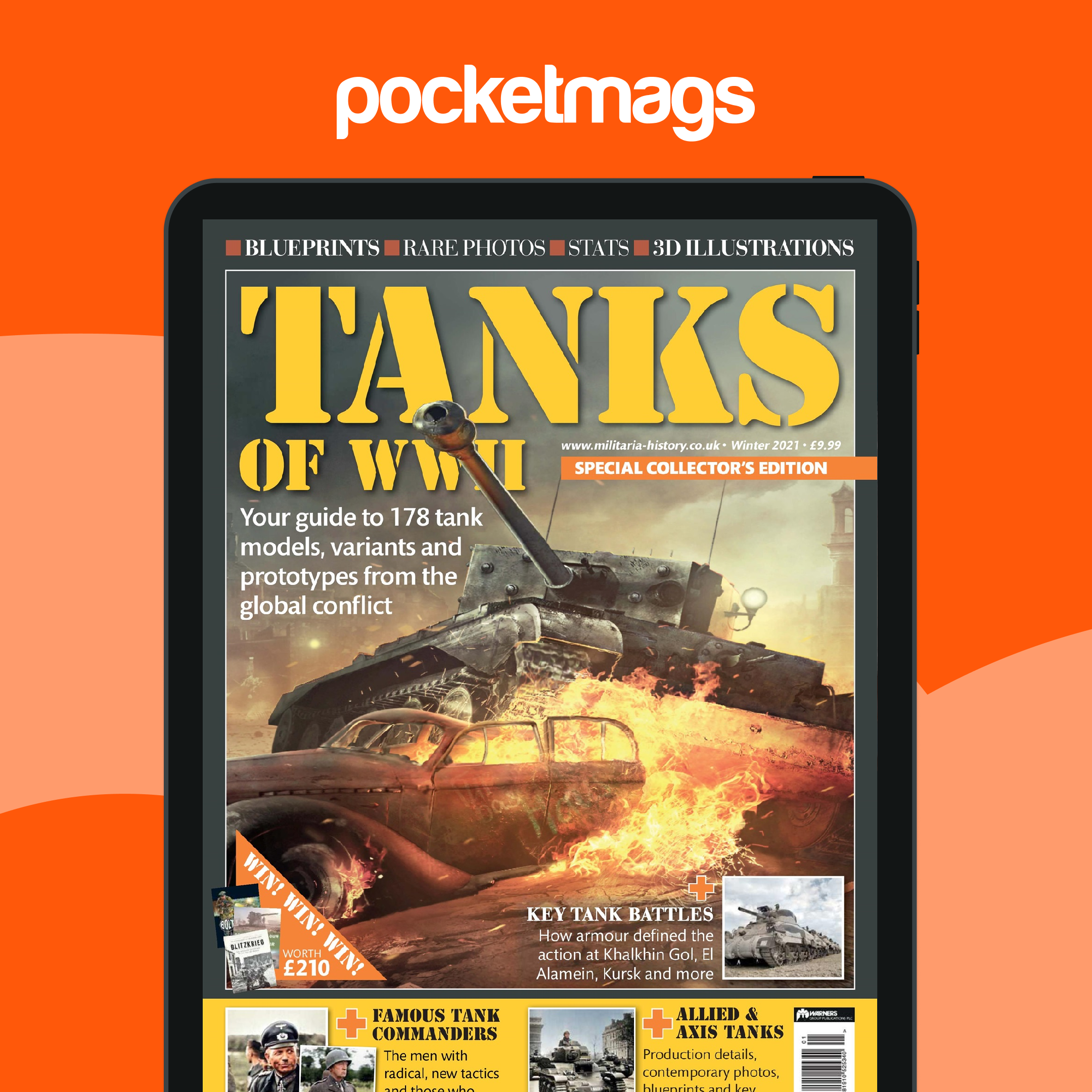 Tanks of WWII Magazine Subscriptions and Tanks of WWII Issue