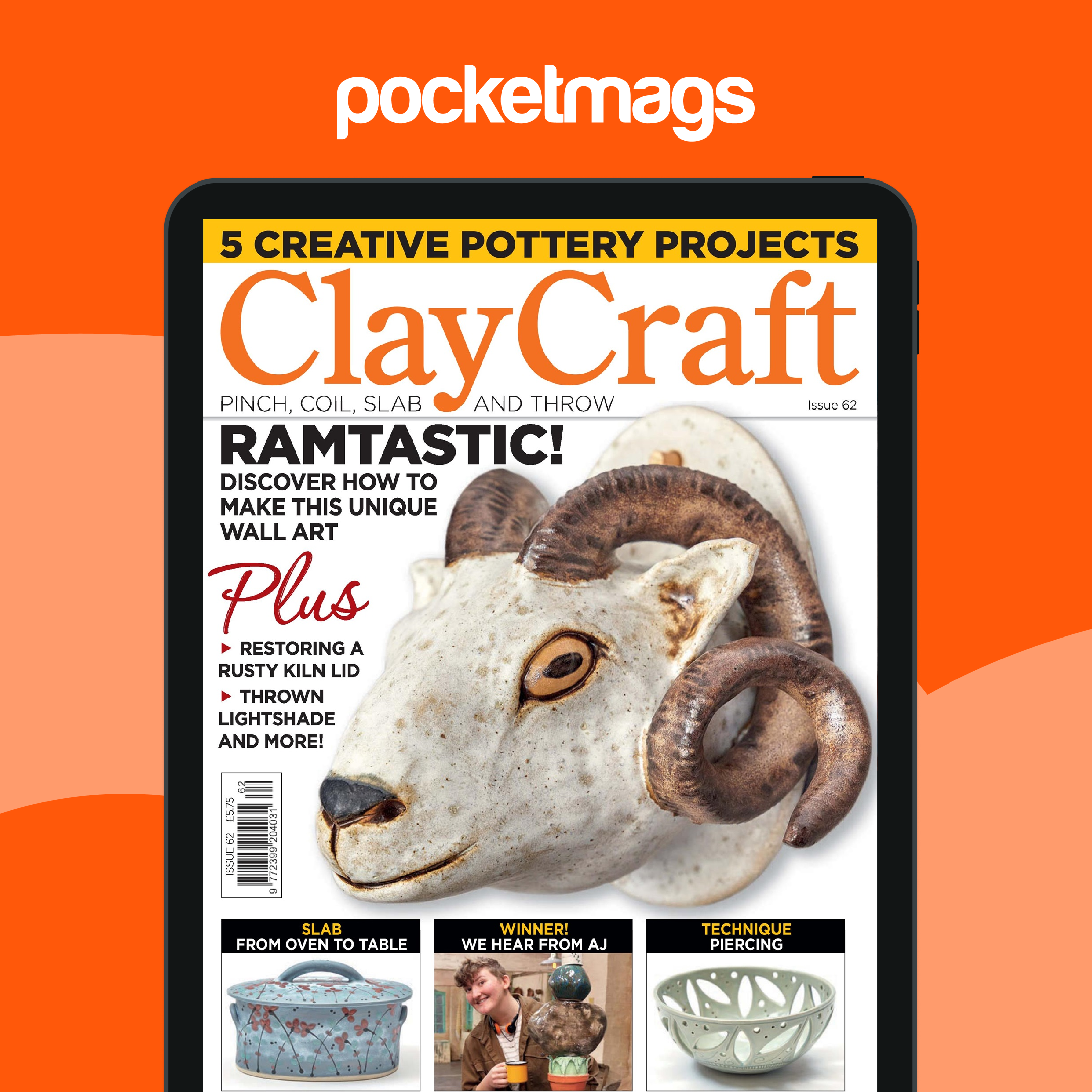 ClayCraft Magazine - Issue 62 Back Issue
