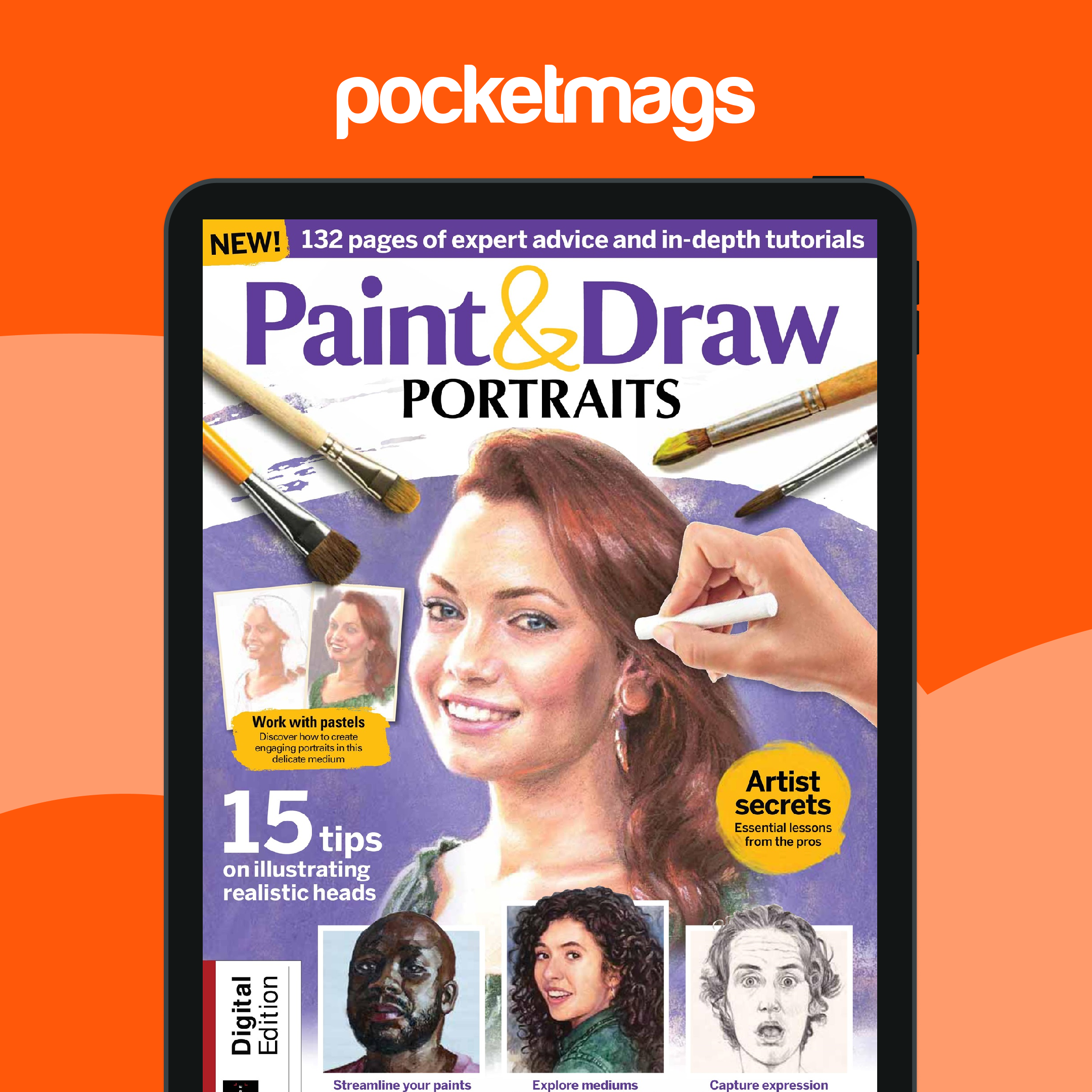 Creative Bookazine - Paint and Draw: Portraits Third Edition Retour à l ...