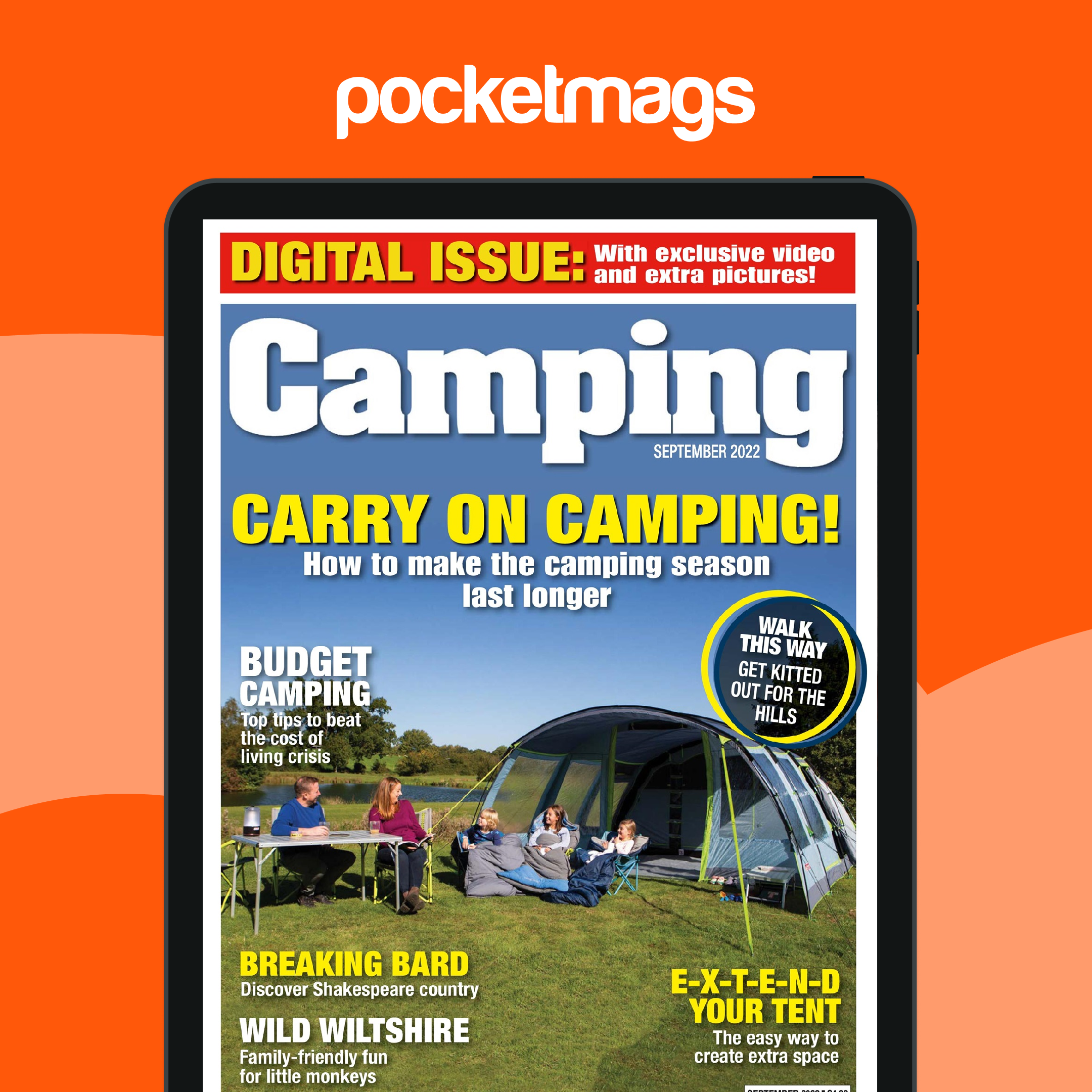 Camping Magazine - September 2022 - Carry On Camping Zurück Ausgabe