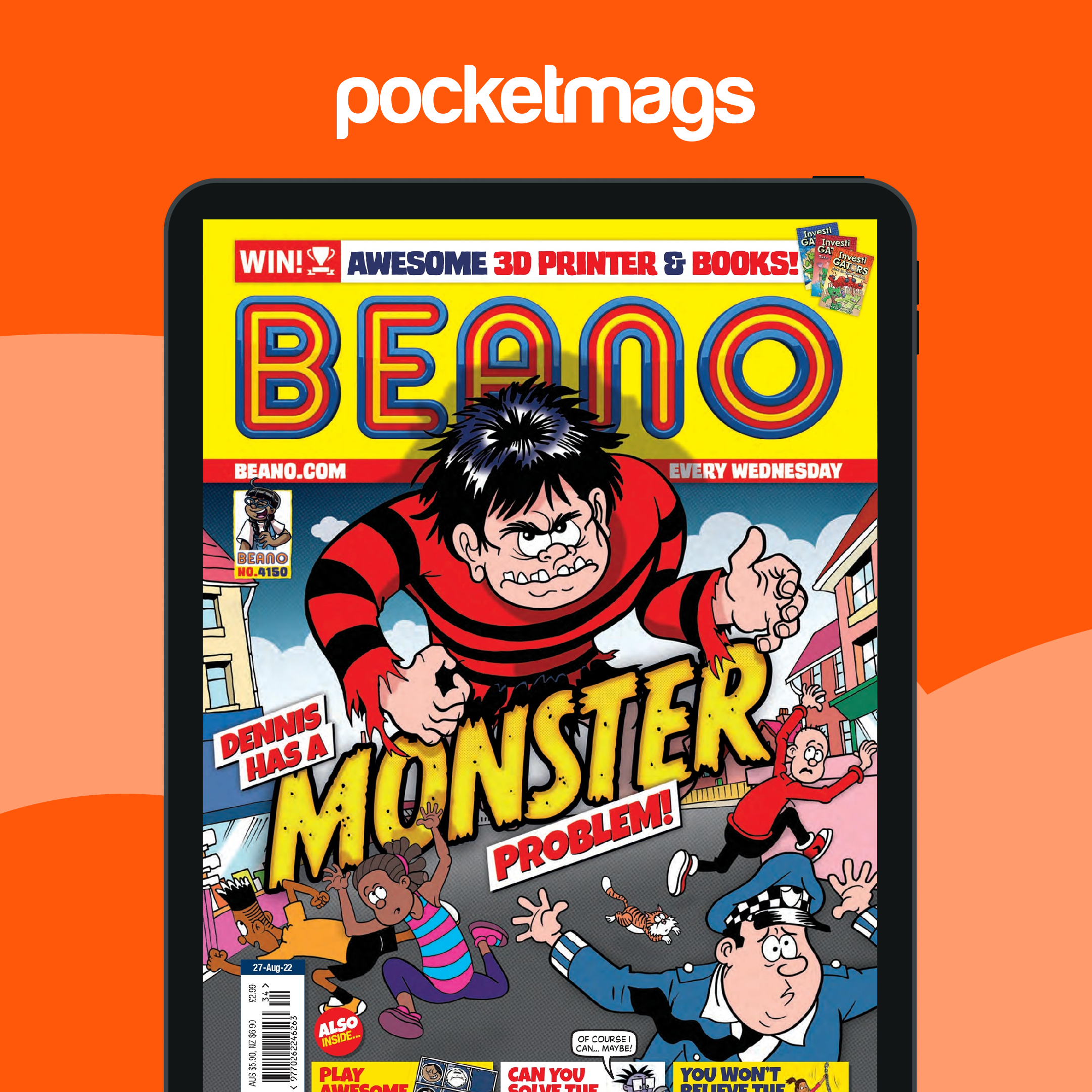 Beano Magazine - 27/08/2022 Back Issue