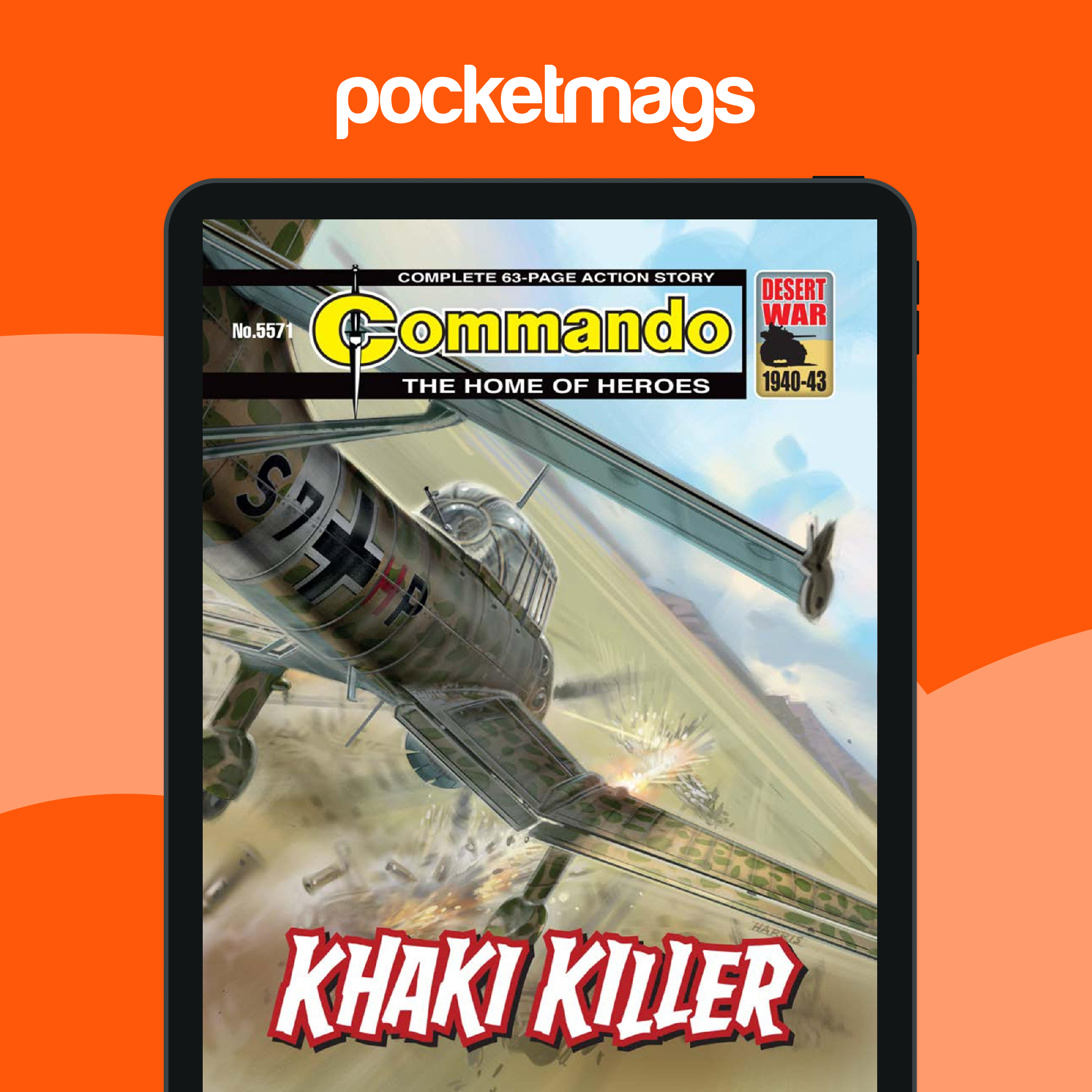 Commando Magazine - 5571 Back Issue