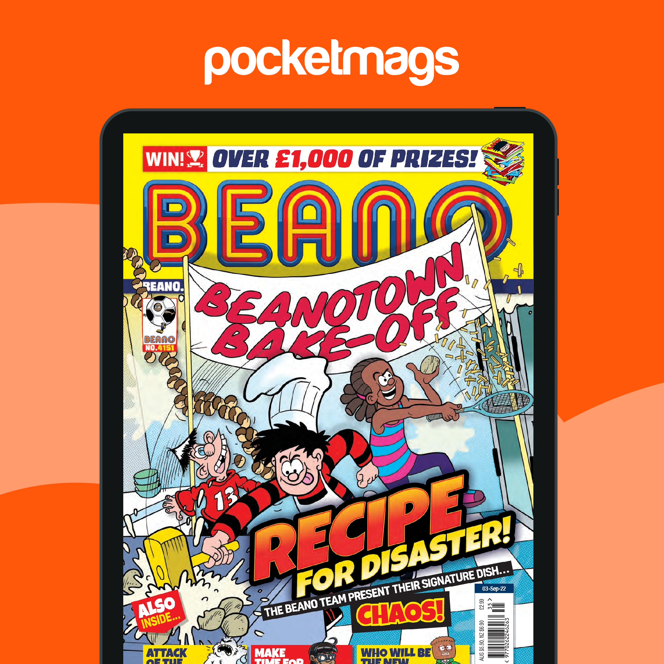 Beano Magazine - 03/09/2022 Back Issue