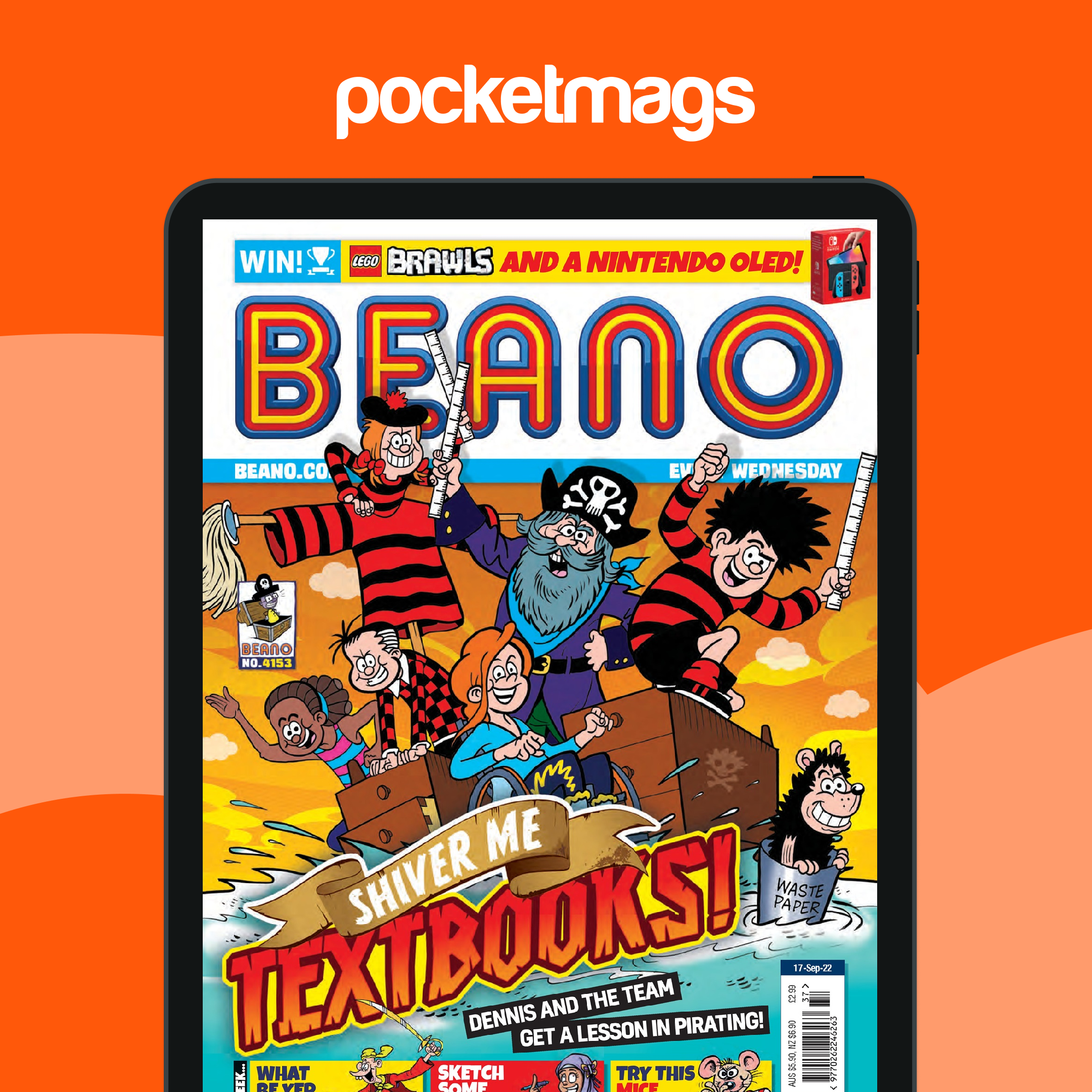 Beano Magazine - 17/09/2022 Back Issue