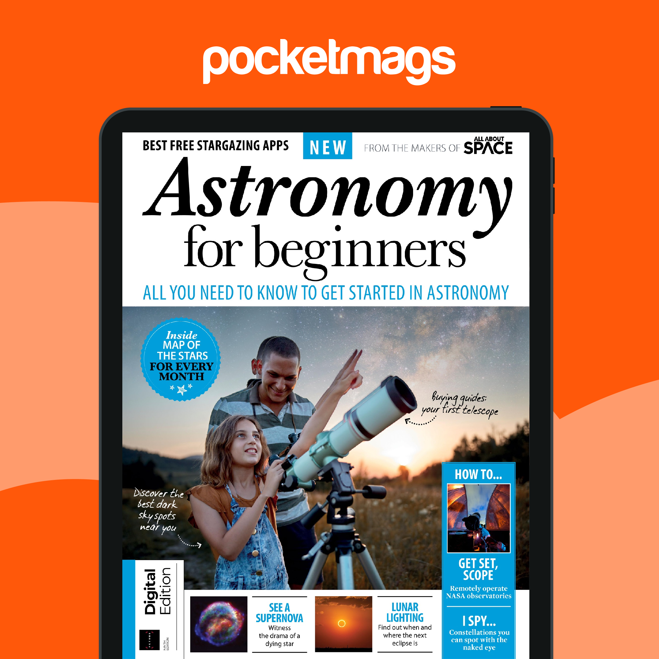All About Space Bookazine - Astronomy for Beginners Ninth Edition Back ...
