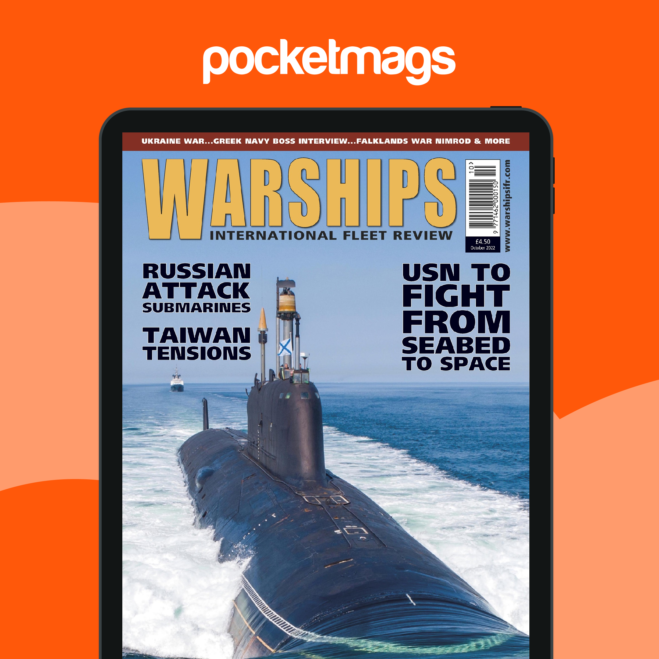 Warships International Fleet Review Magazine - October 2022 Back Issue