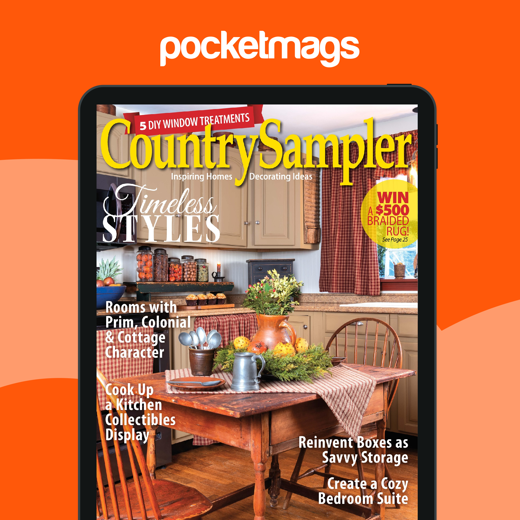 Country Sampler Home Magazine - January 2023 Back Issue