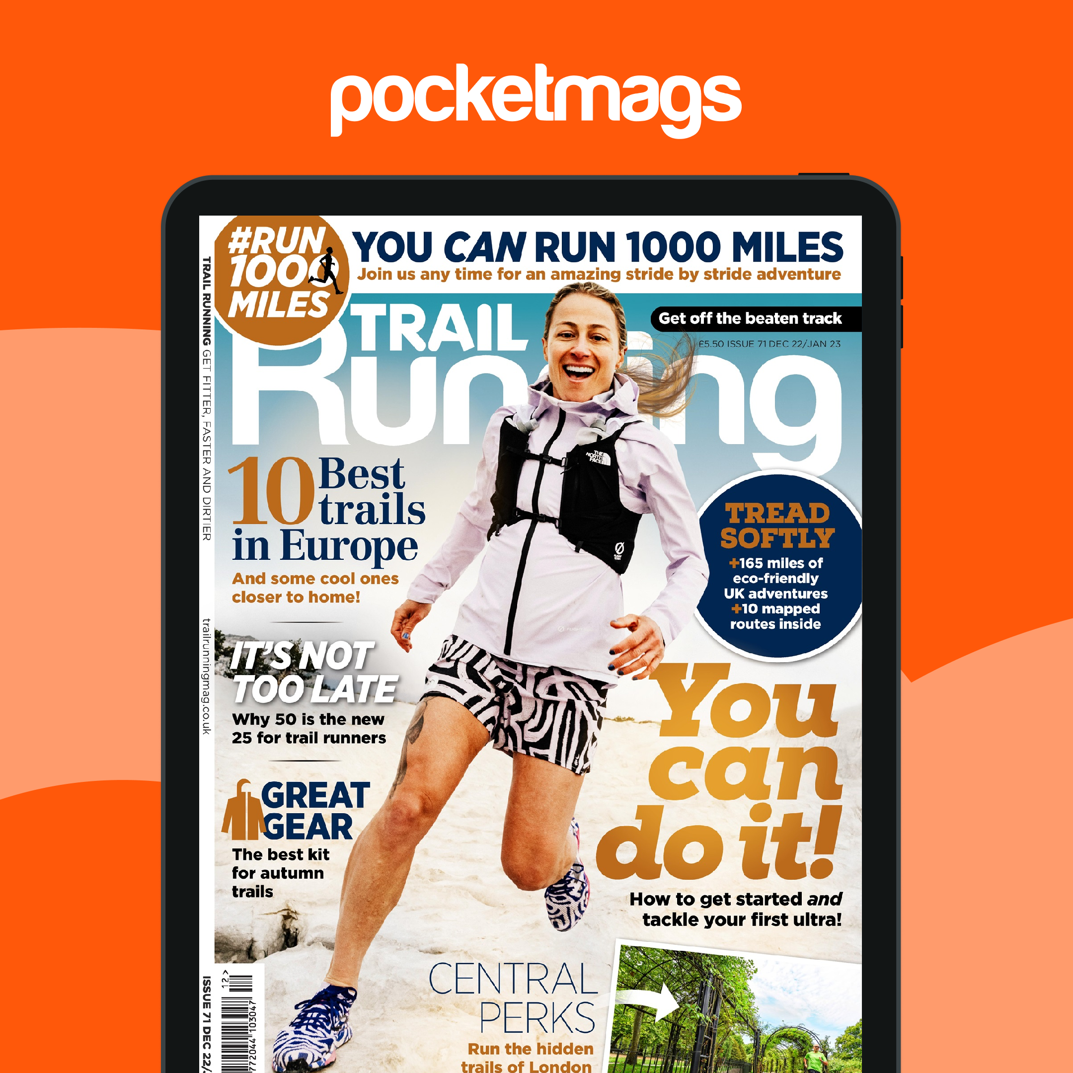 Trail Running Magazine Subscriptions and Dec/Jan2023 Issue