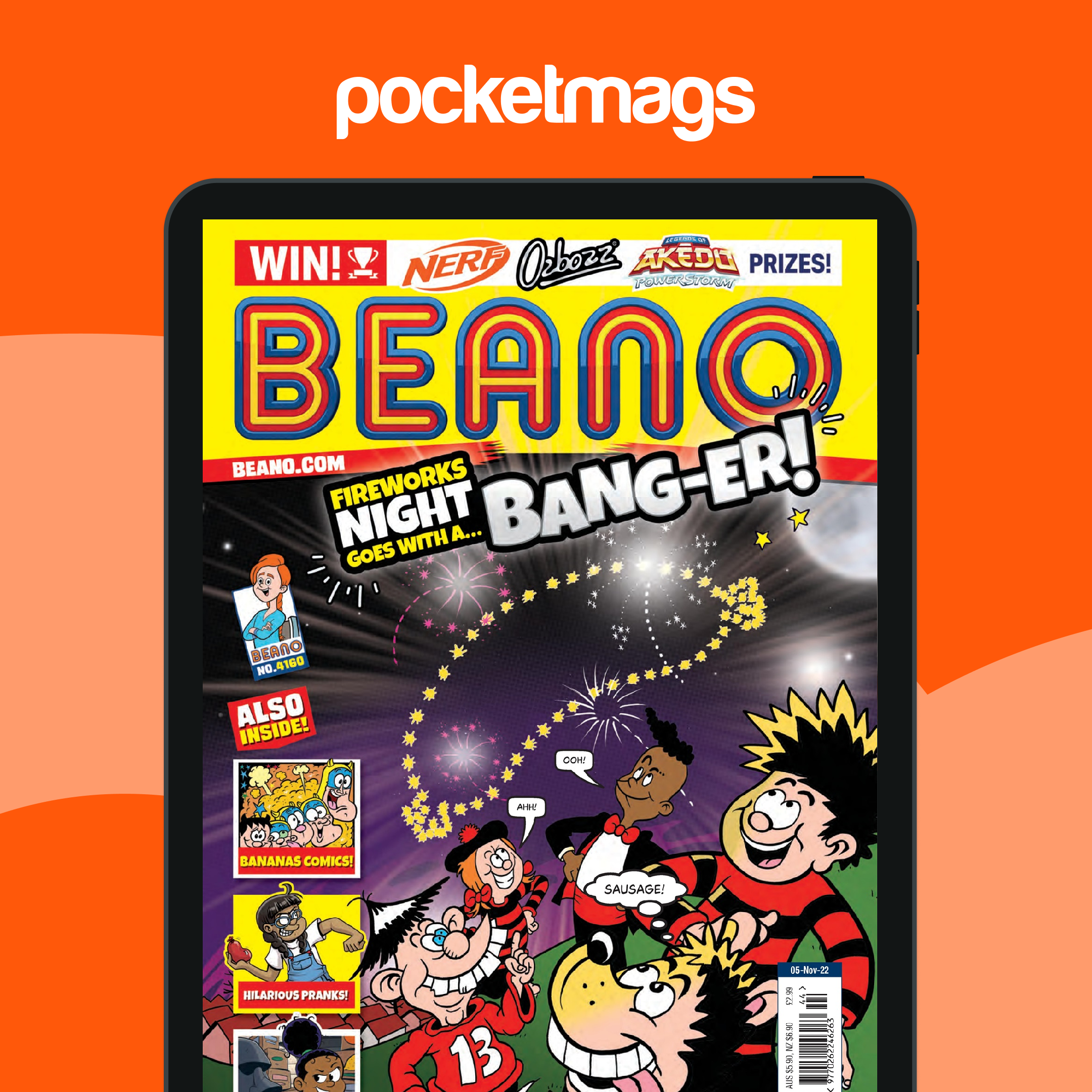 Beano Magazine - 05/11/2022 Back Issue