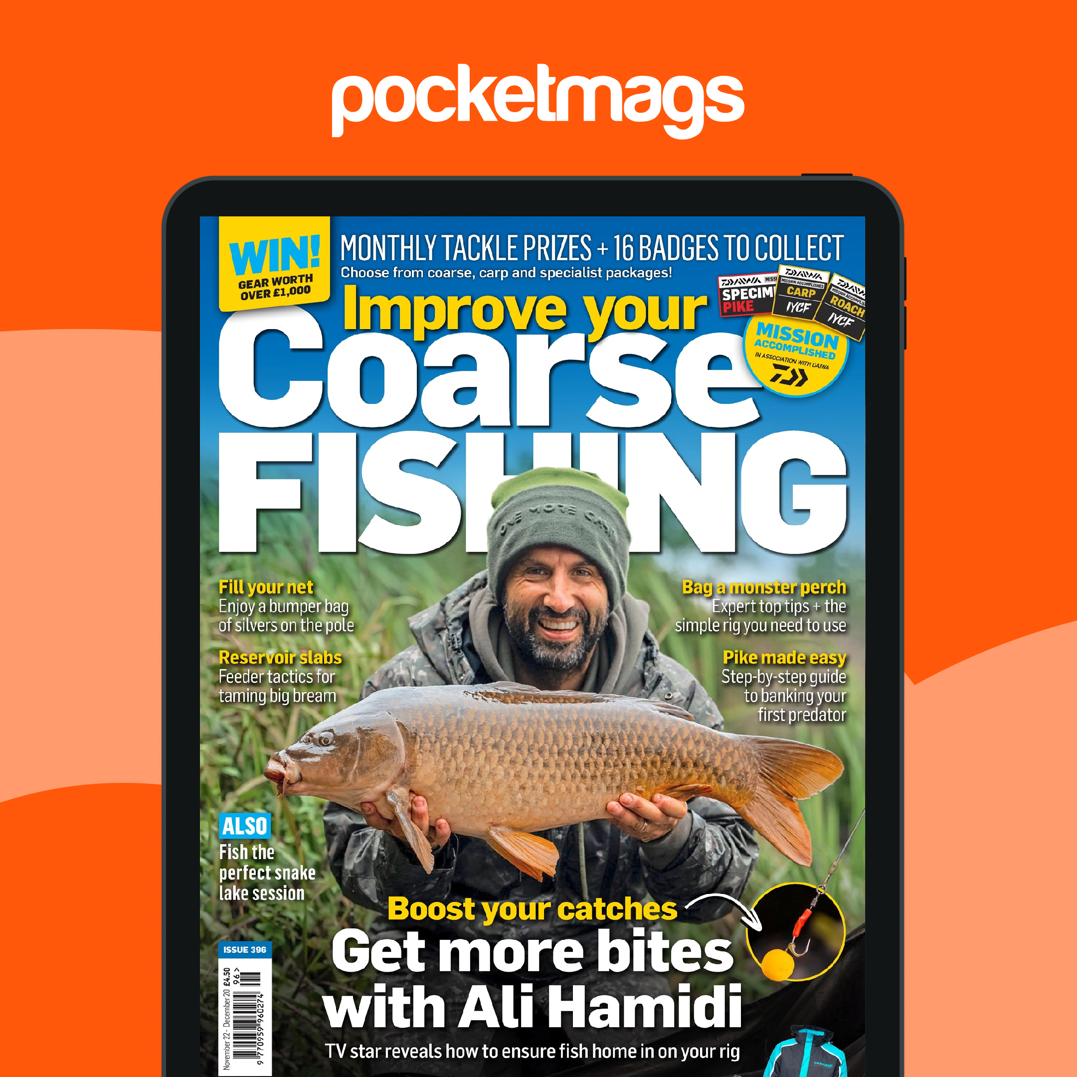 Improve Your Coarse Fishing Magazine - 396 Back Issue