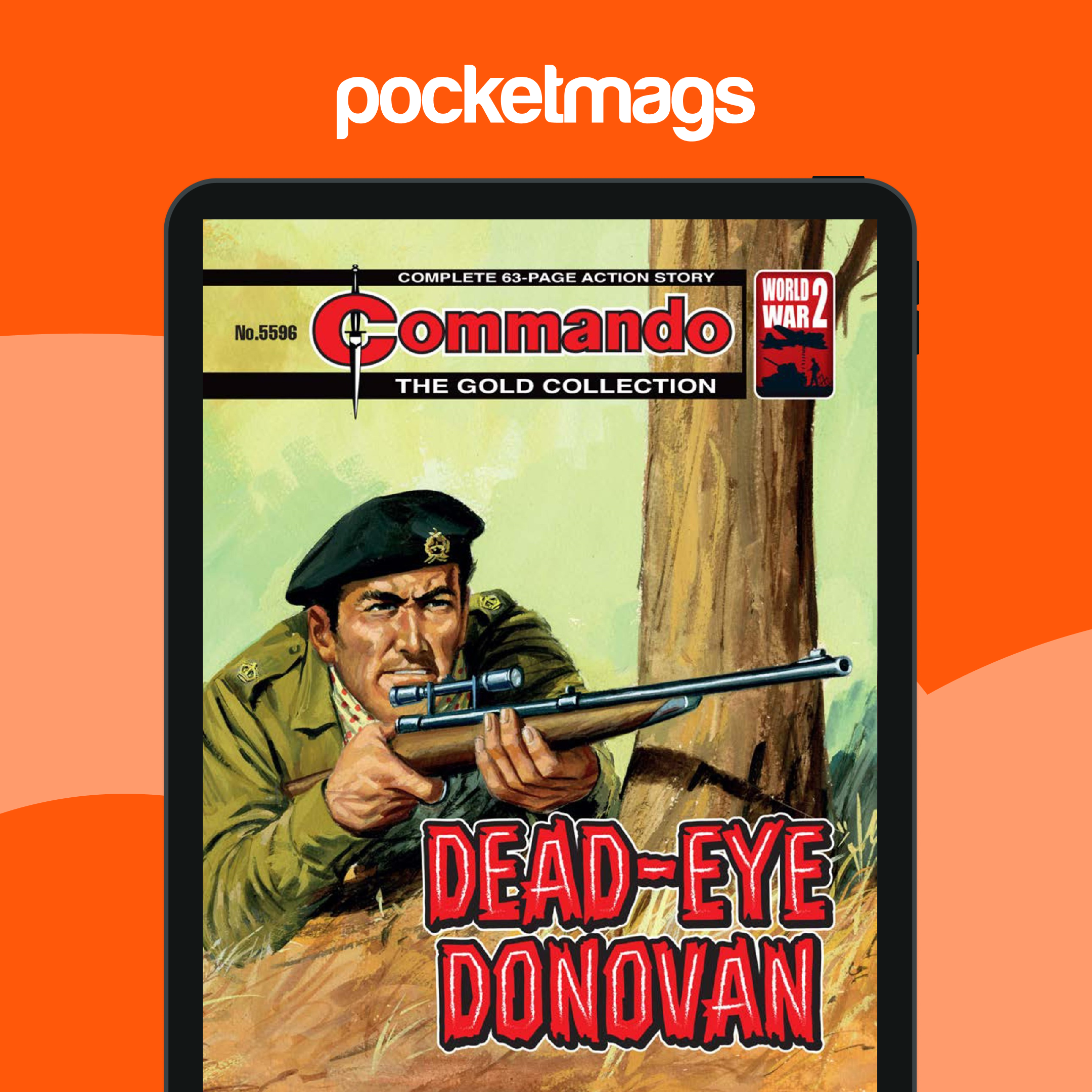 Commando Magazine - 5596 Back Issue
