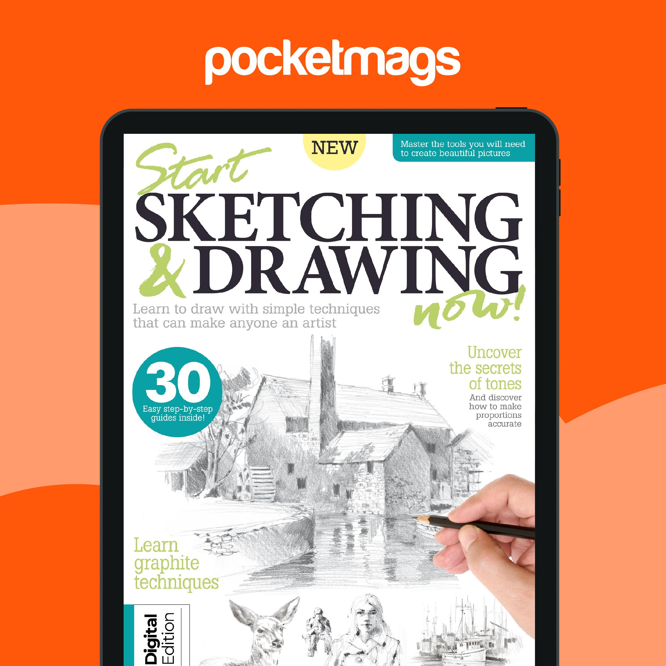 Creative Bookazine - Start Sketching & Drawing Now Fifth Edition Back Issue