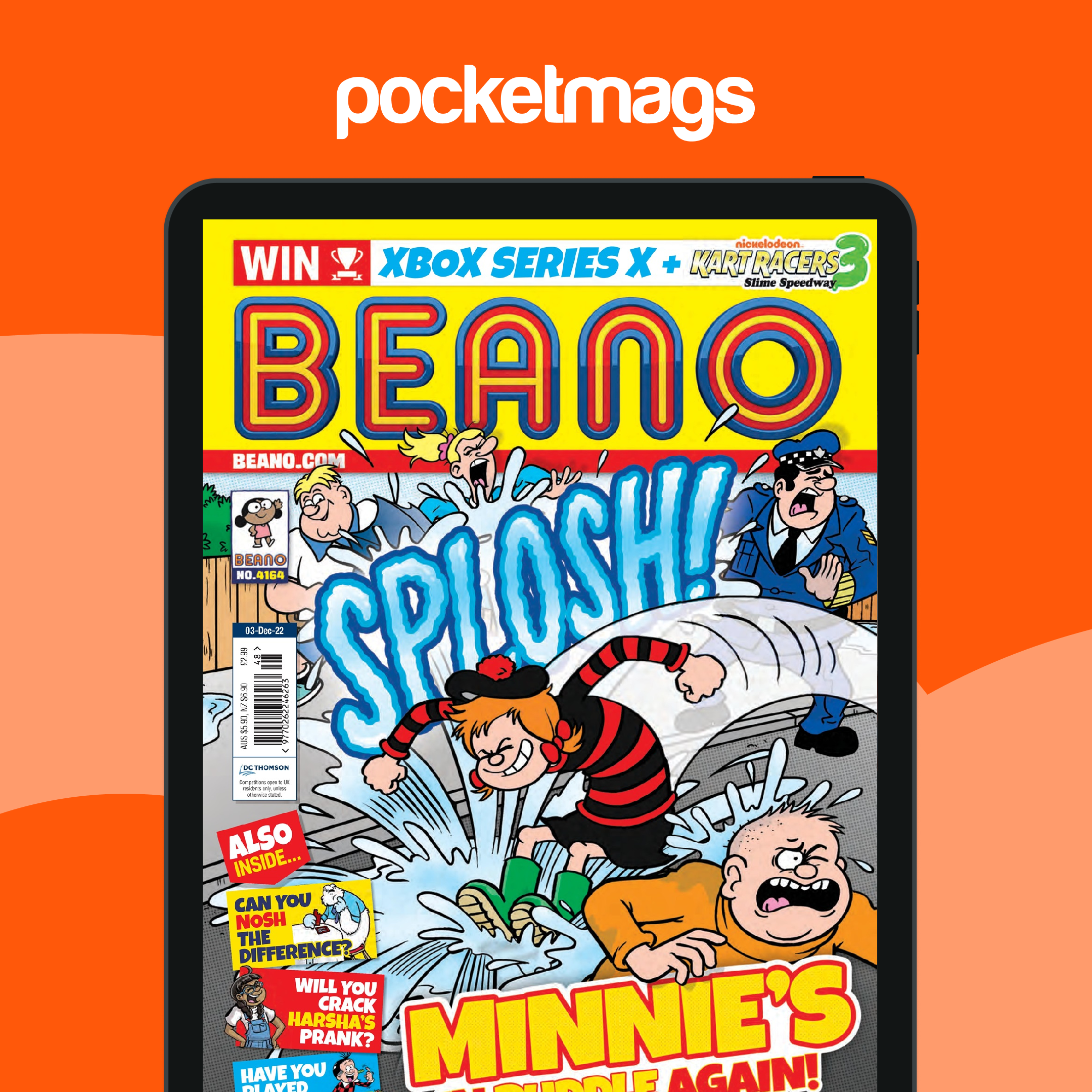 Beano Magazine - 03/12/2022 Back Issue