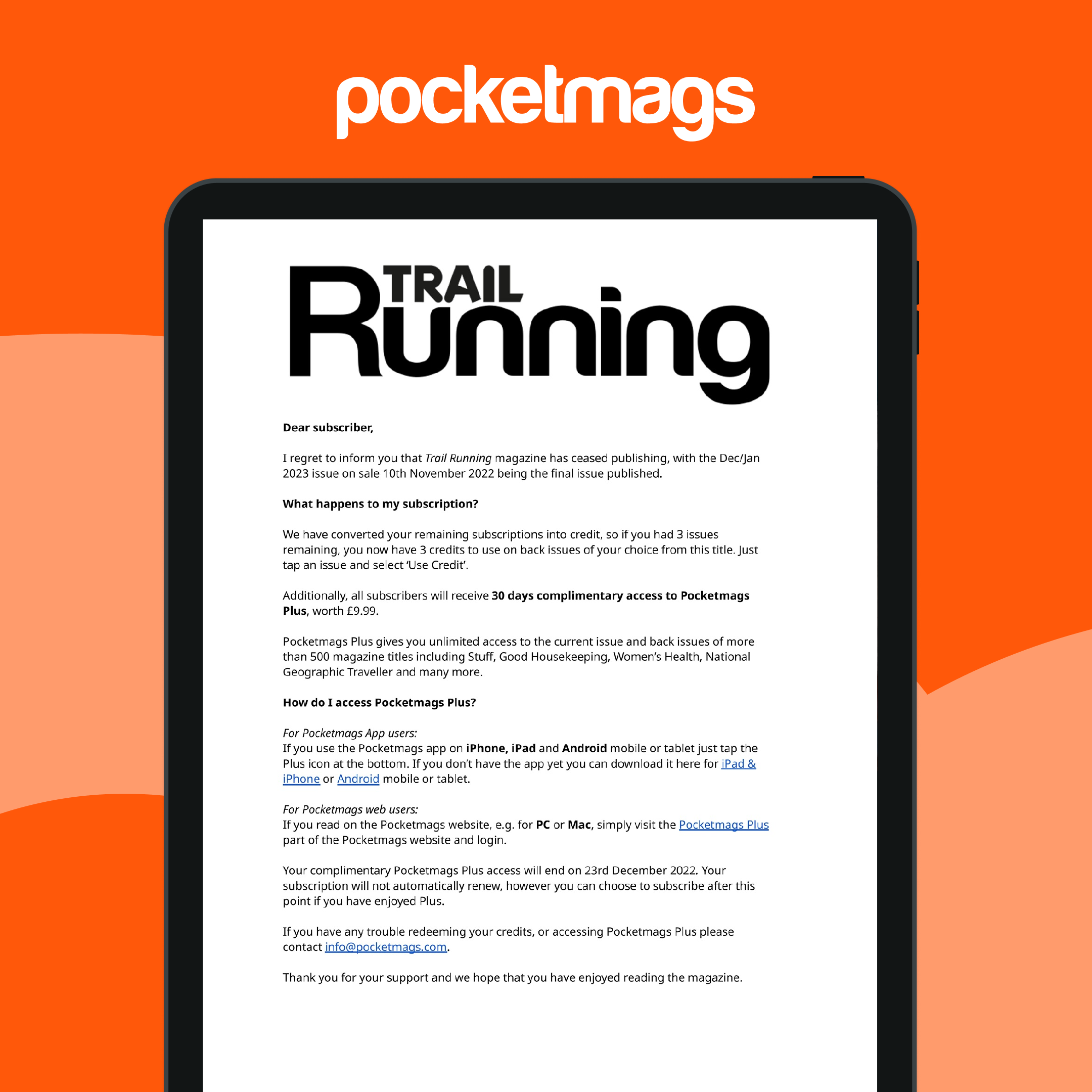 Trail Running Magazine - Important Notice Special Issue