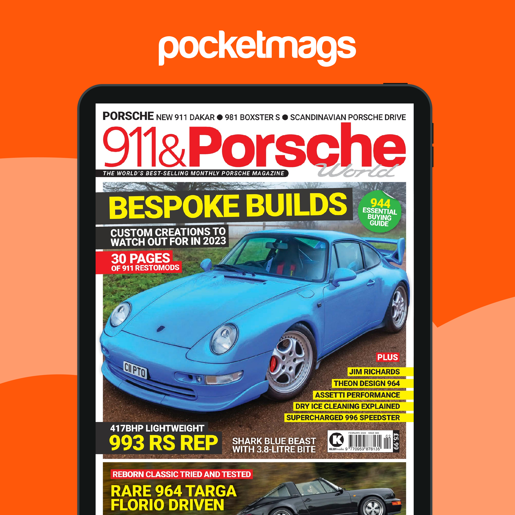 911 & Porsche World Magazine - Issue 343 - Feb 2023 Back Issue