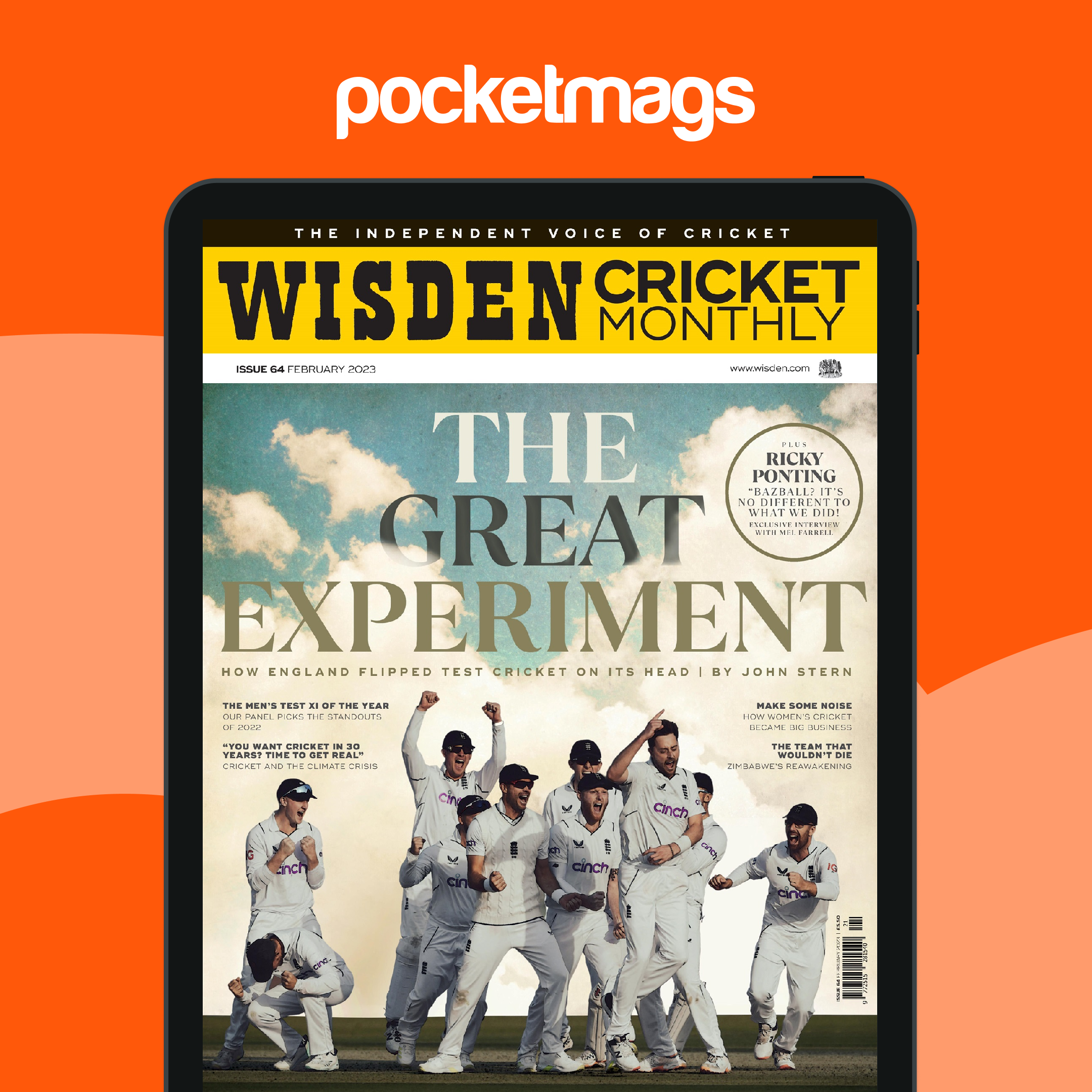 Wisden Cricket Monthly Magazine - February 2023 Back Issue