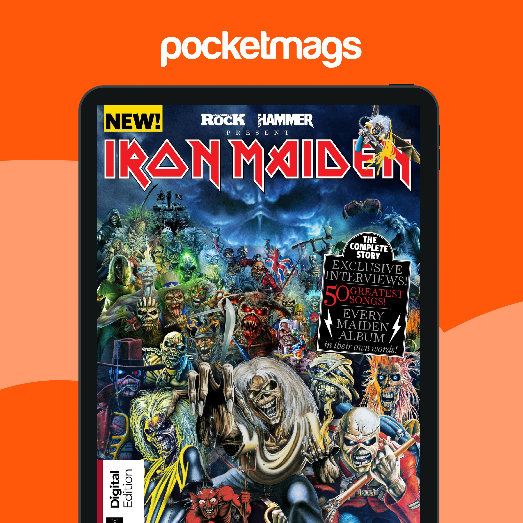 Music Magazine - Classic Rock Special: Iron Maiden Fourth Edition Back ...