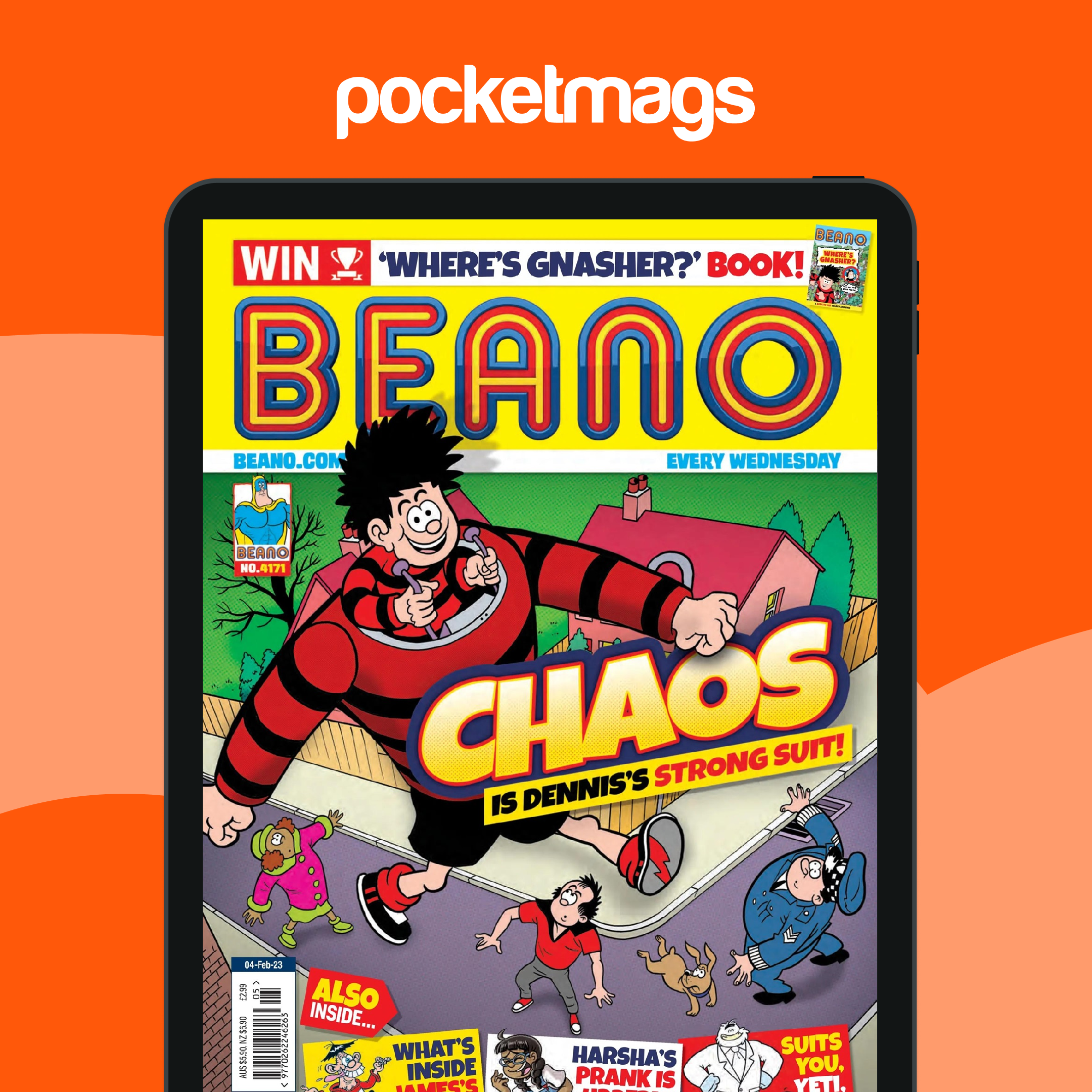 Beano Magazine - 04/02/2023 Back Issue