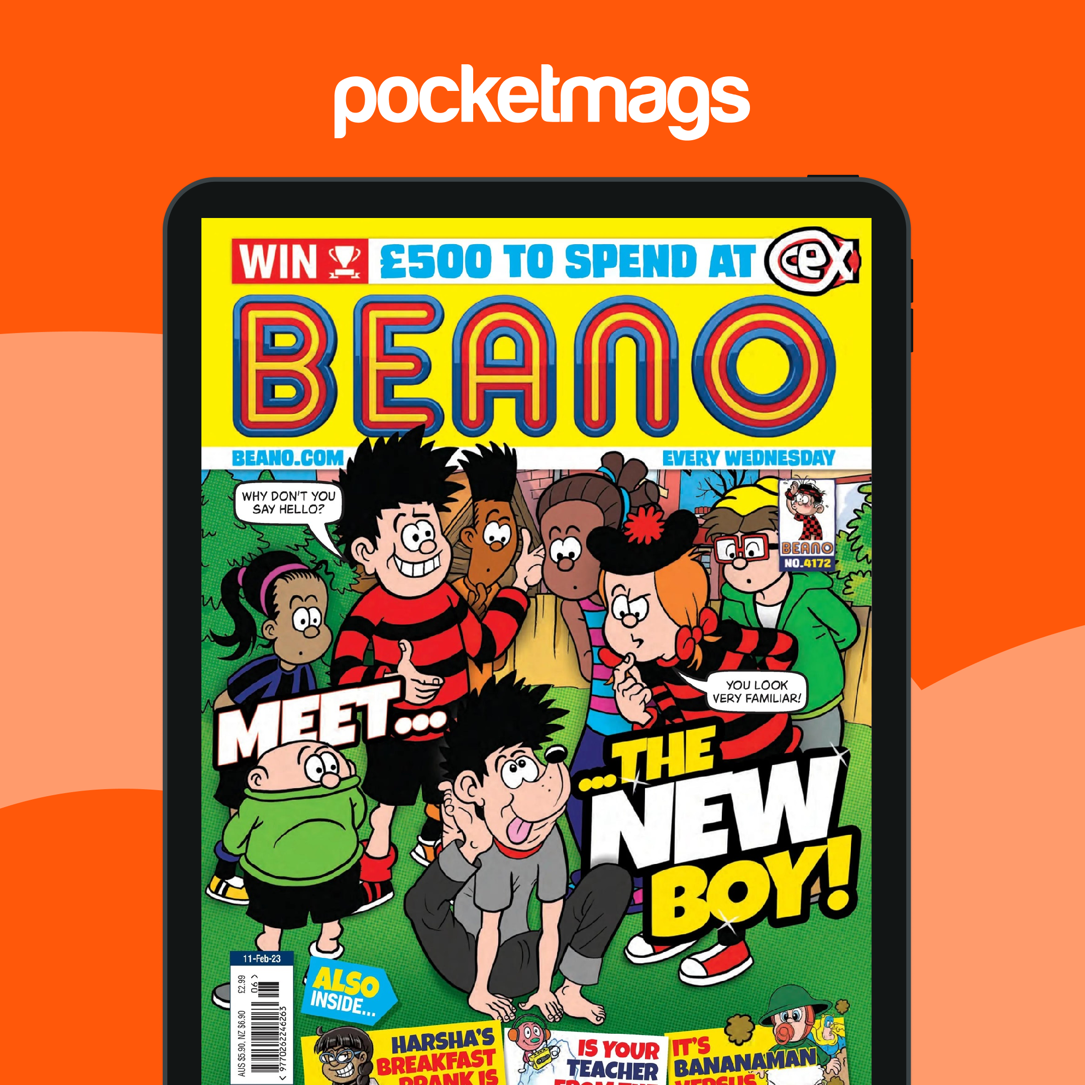 Beano Magazine - 11/02/2023 Back Issue