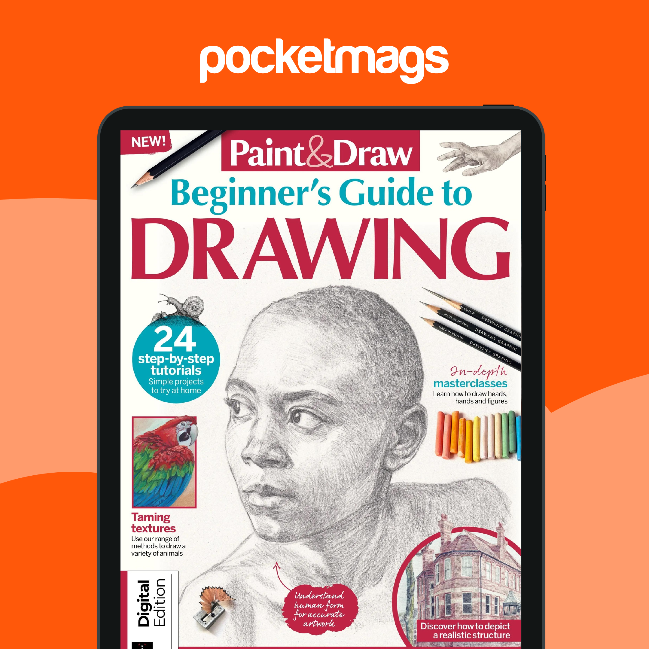 Creative Bookazine - Paint & Draw Beginner's Guide to Drawing First ...
