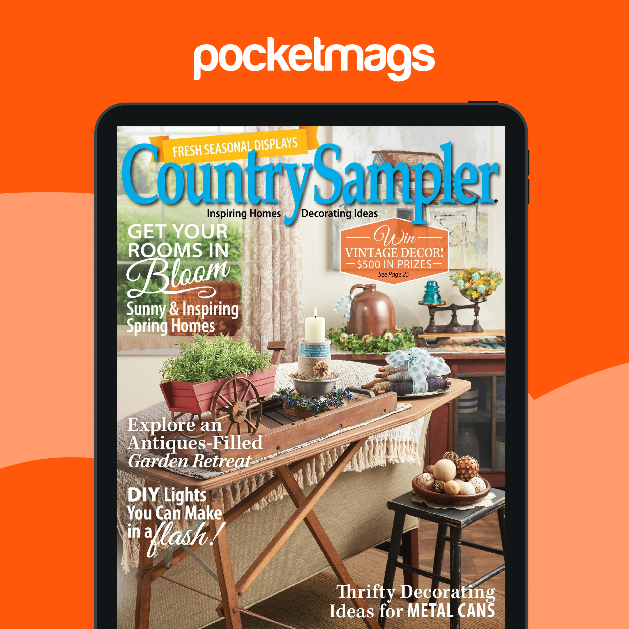 Country Sampler Home Magazine - May 2023 Back Issue