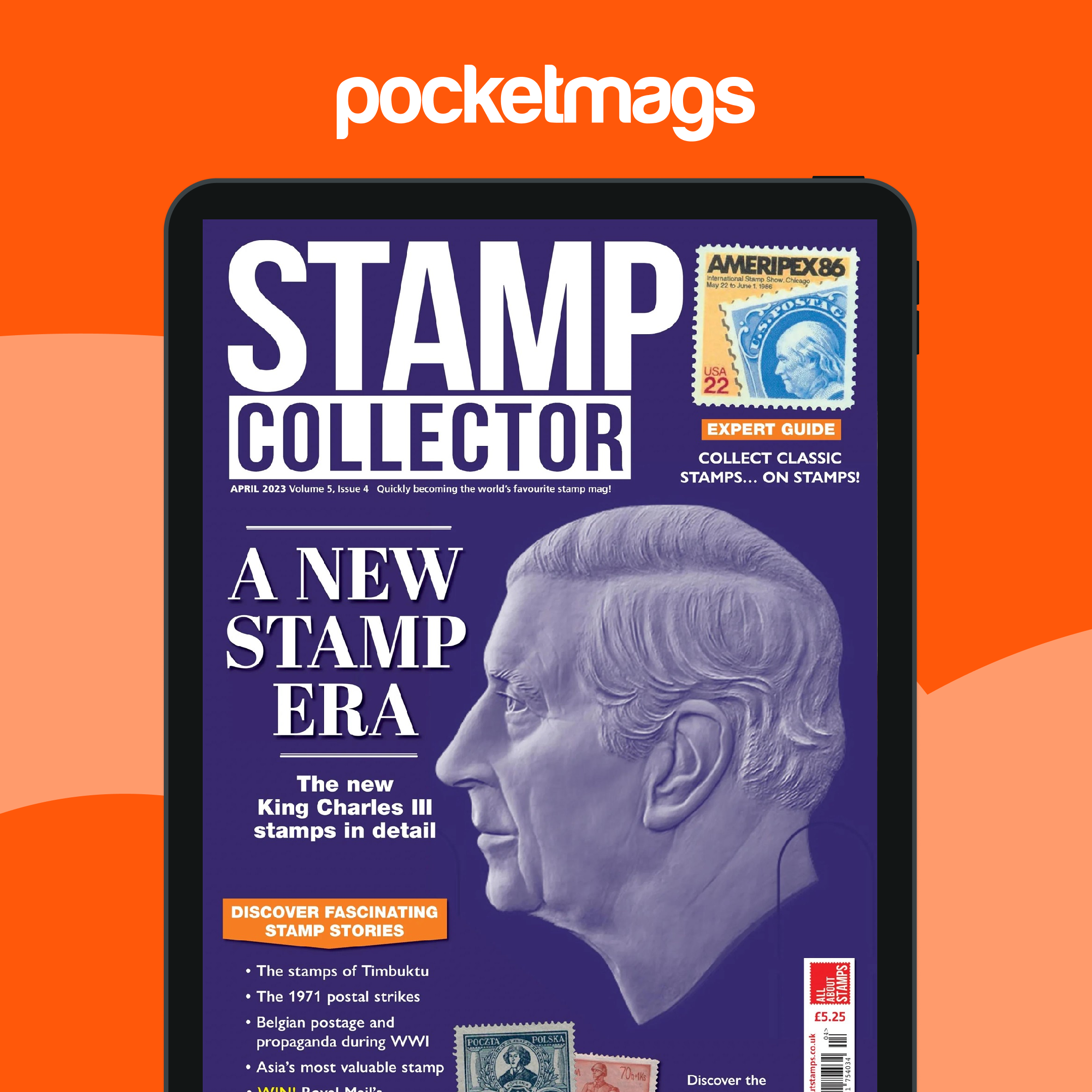 Stamp Collector Magazine - April 2023 Back Issue