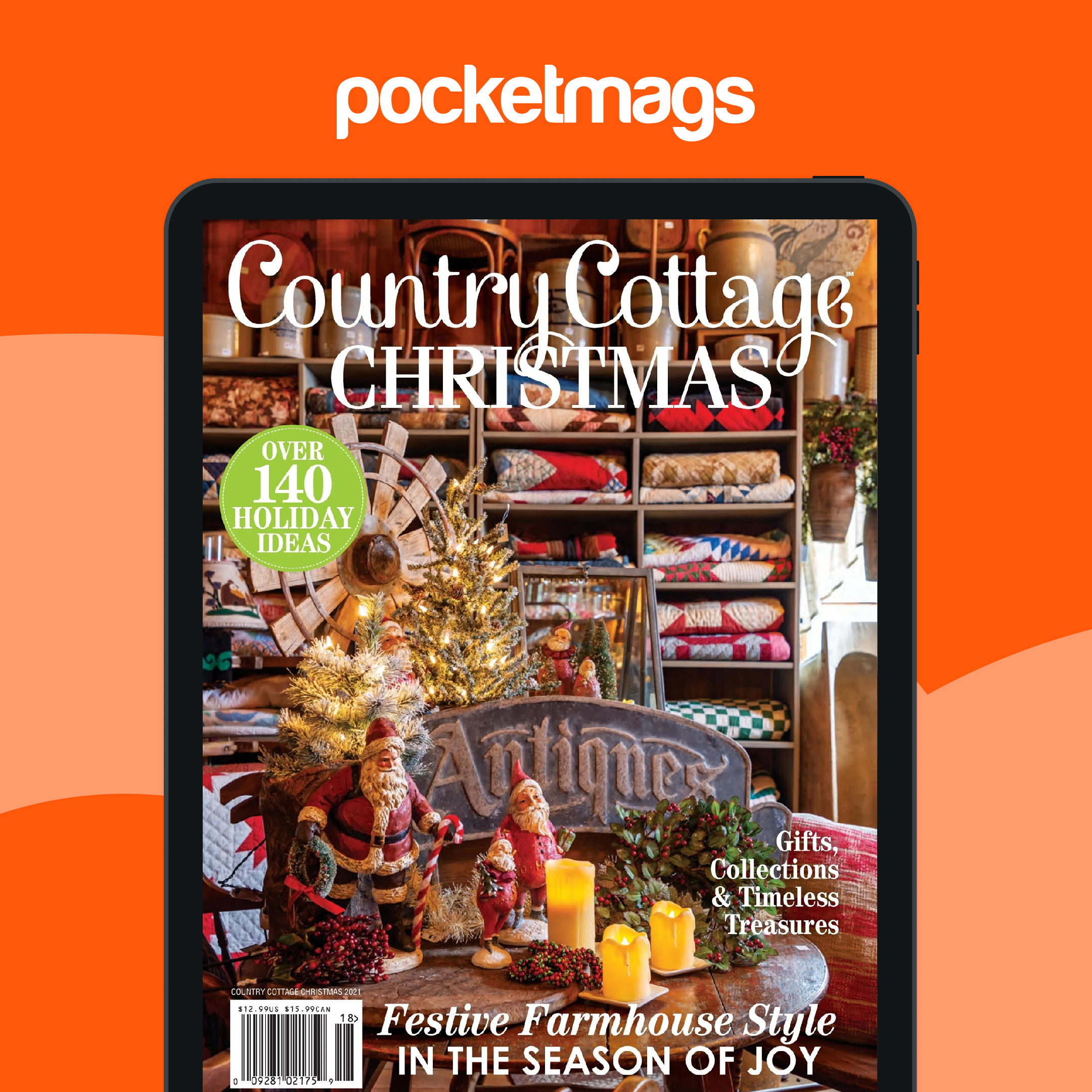 The Cottage Journal Magazine - Country Cottage Christmas 2021 Special Issue
