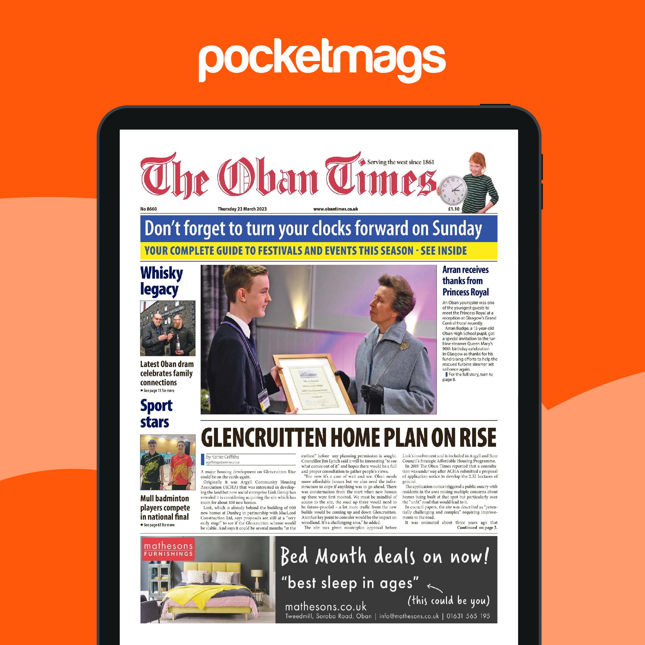 The Oban Times & Lochaber Times Magazine - 23rd March, 2023 Back Issue