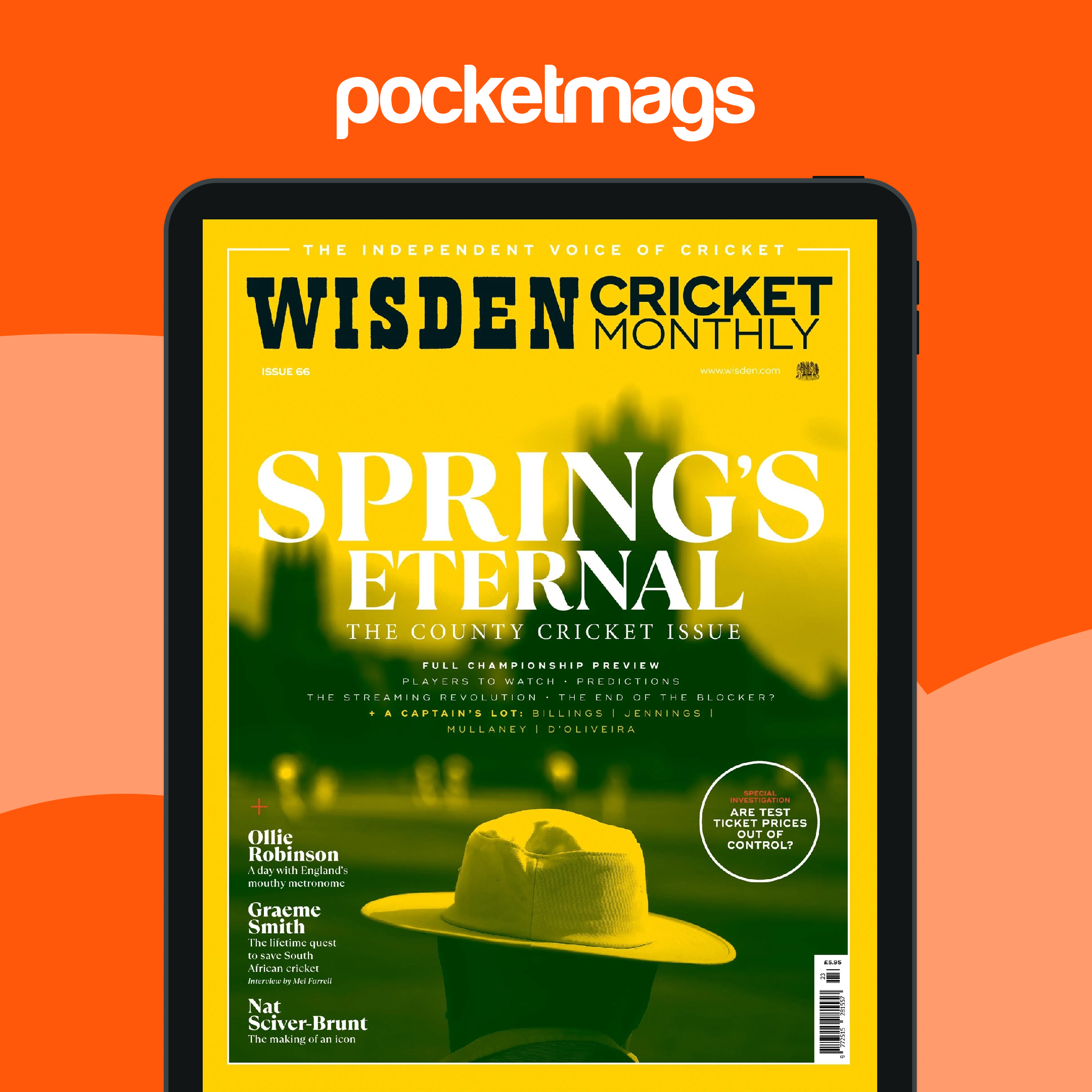 Wisden Cricket Monthly Magazine - April 2023 Back Issue