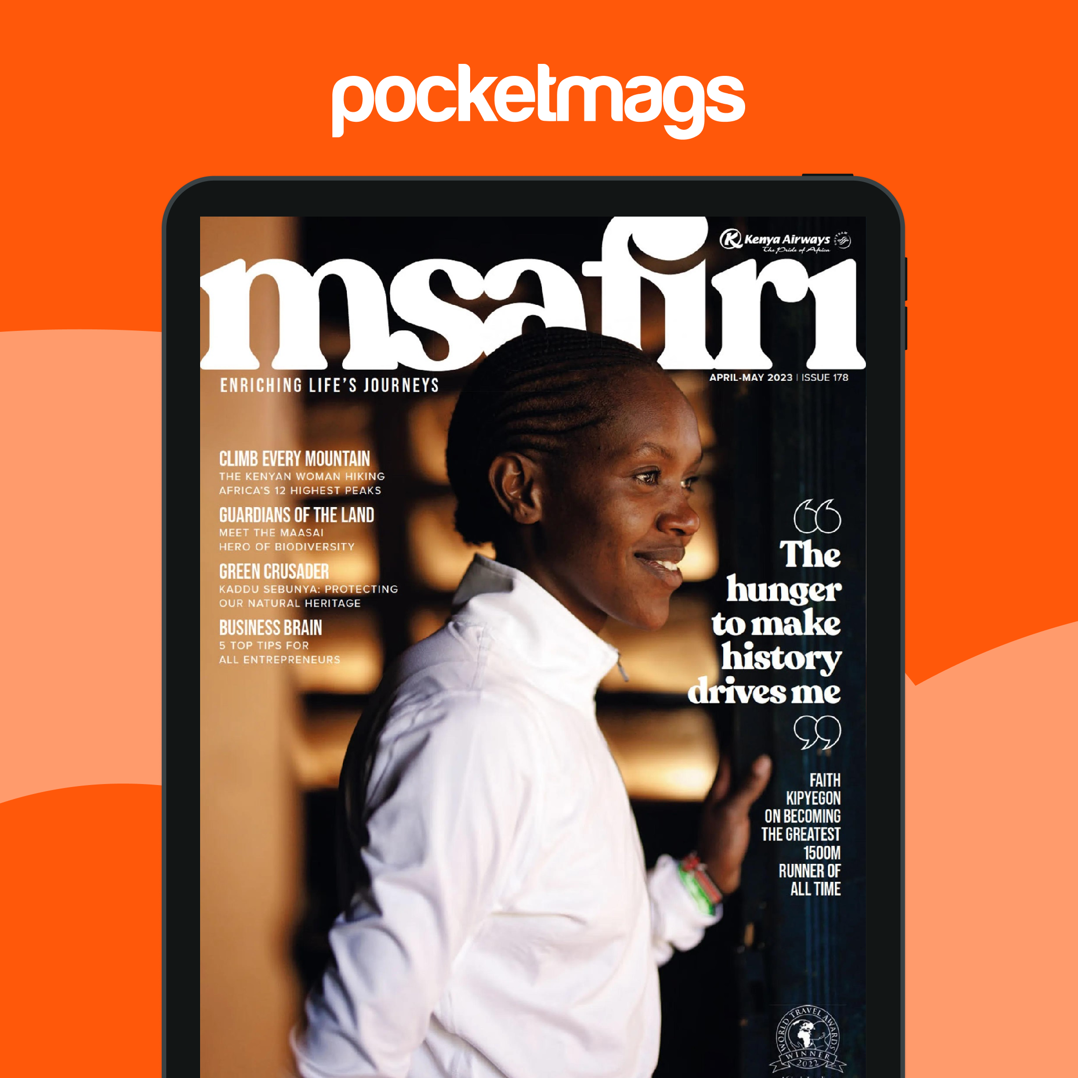 MSAFIRI – Kenya Airways Inflight Magazine - April-May 2023 Edición anterior