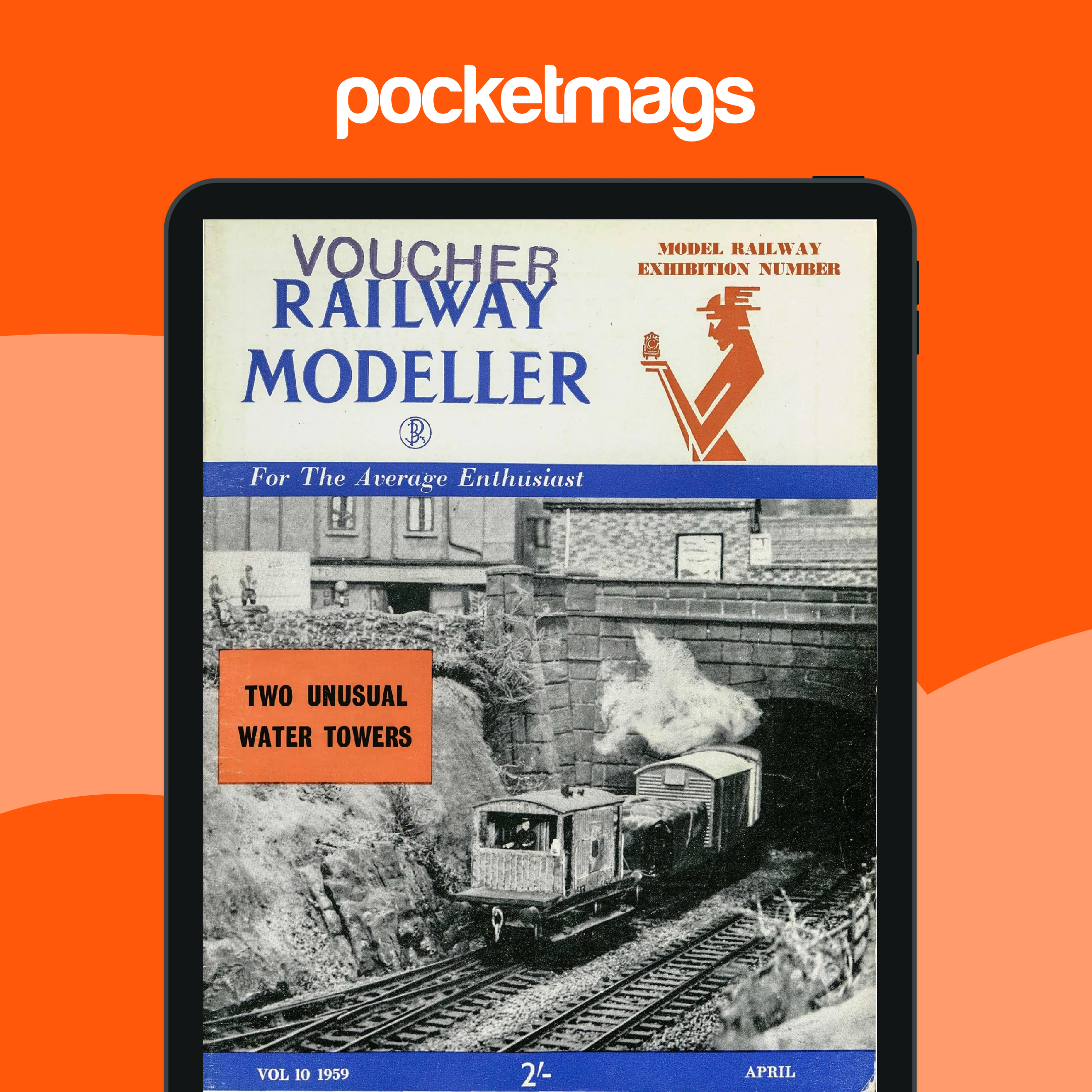 Railway Modeller Magazine - April 1959 Back Issue