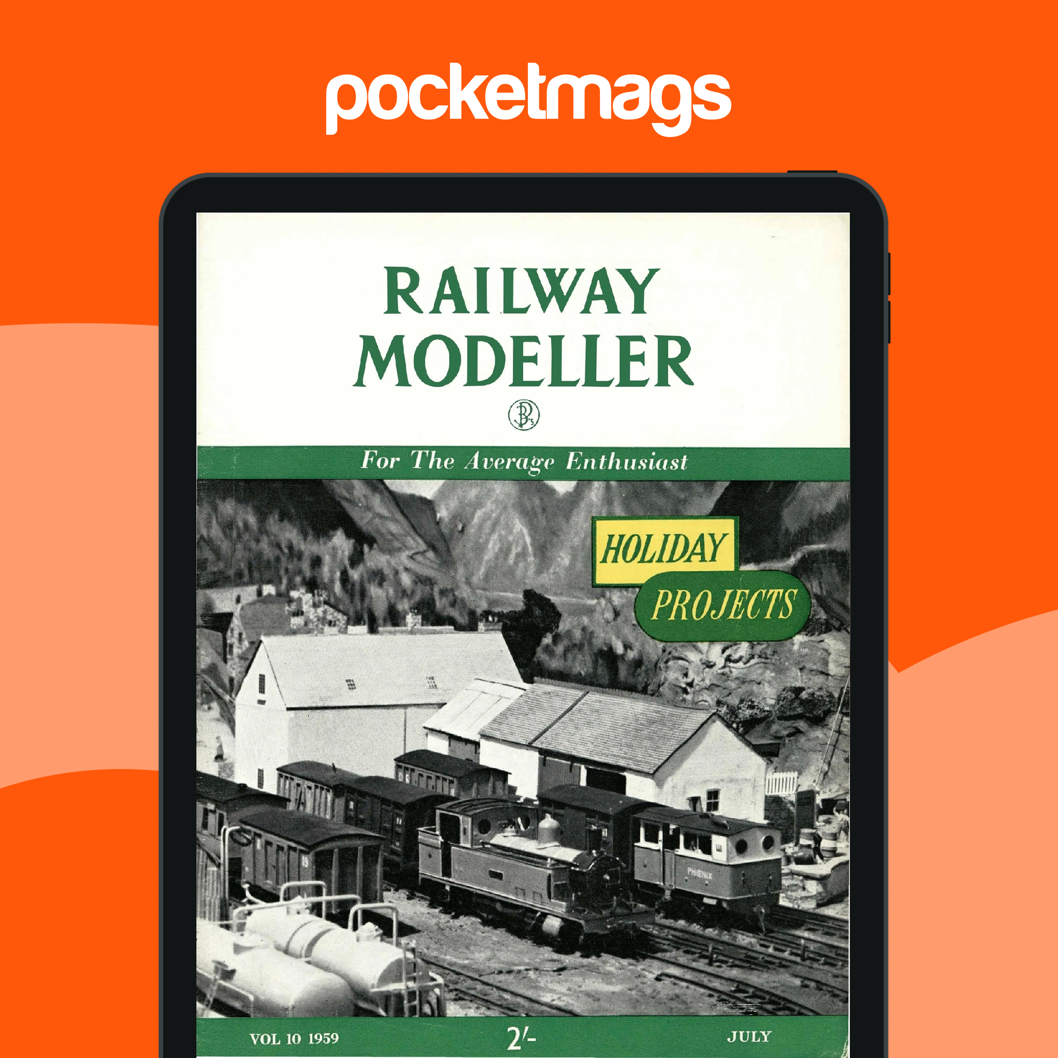 Railway Modeller Magazine - July 1959 Back Issue