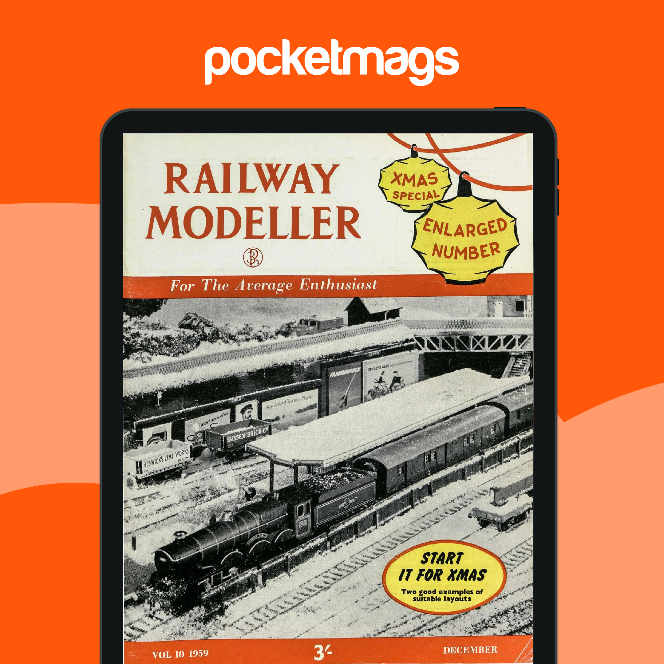 Railway Modeller Magazine - December 1959 Back Issue