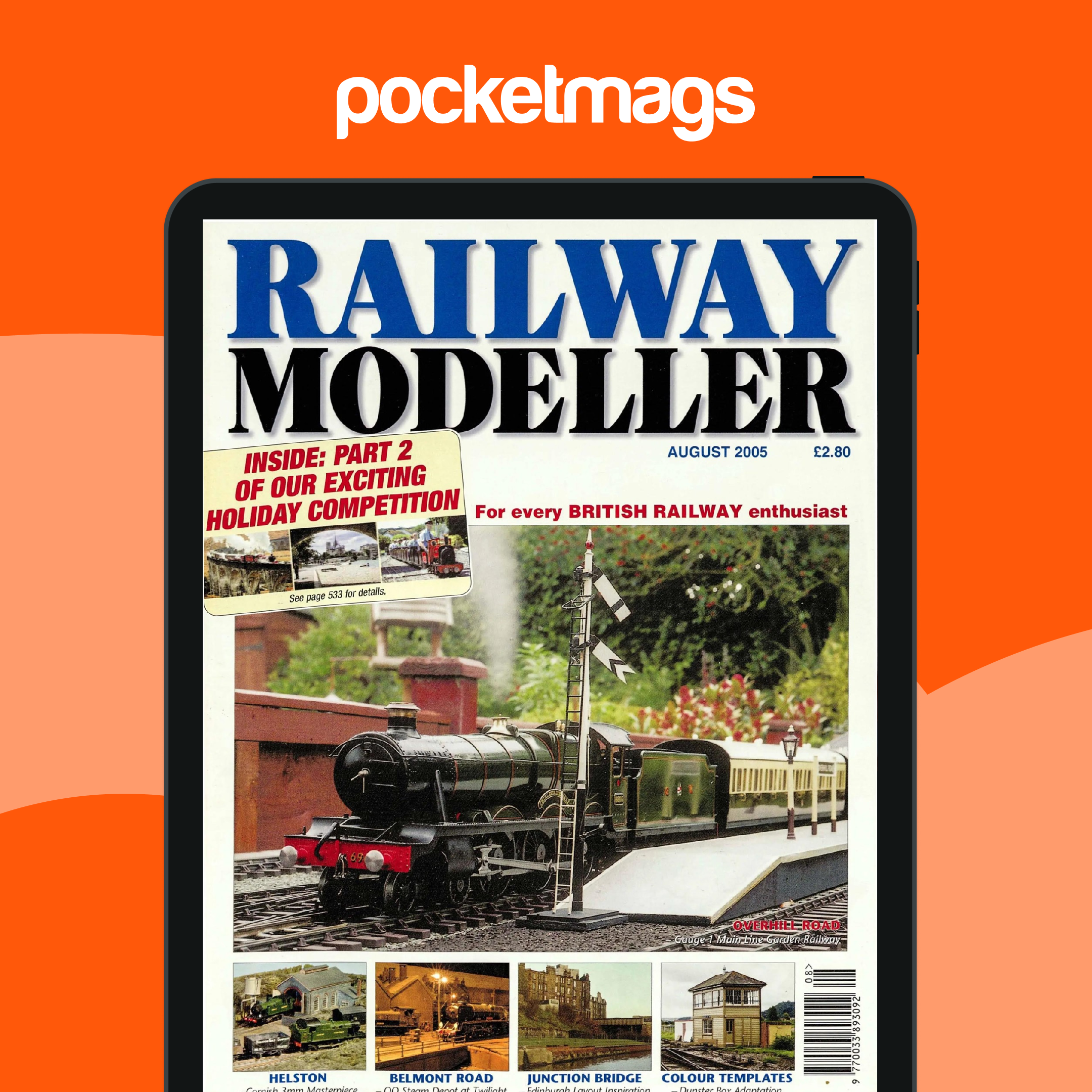 Railway Modeller Magazine - August 2005 Edición anterior