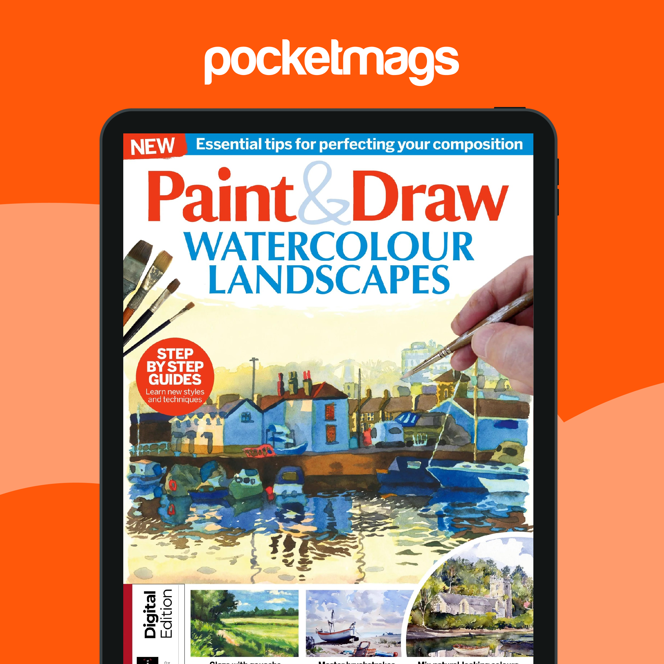 Creative Bookazine - Paint & Draw: Watercolour Landscapes Second ...