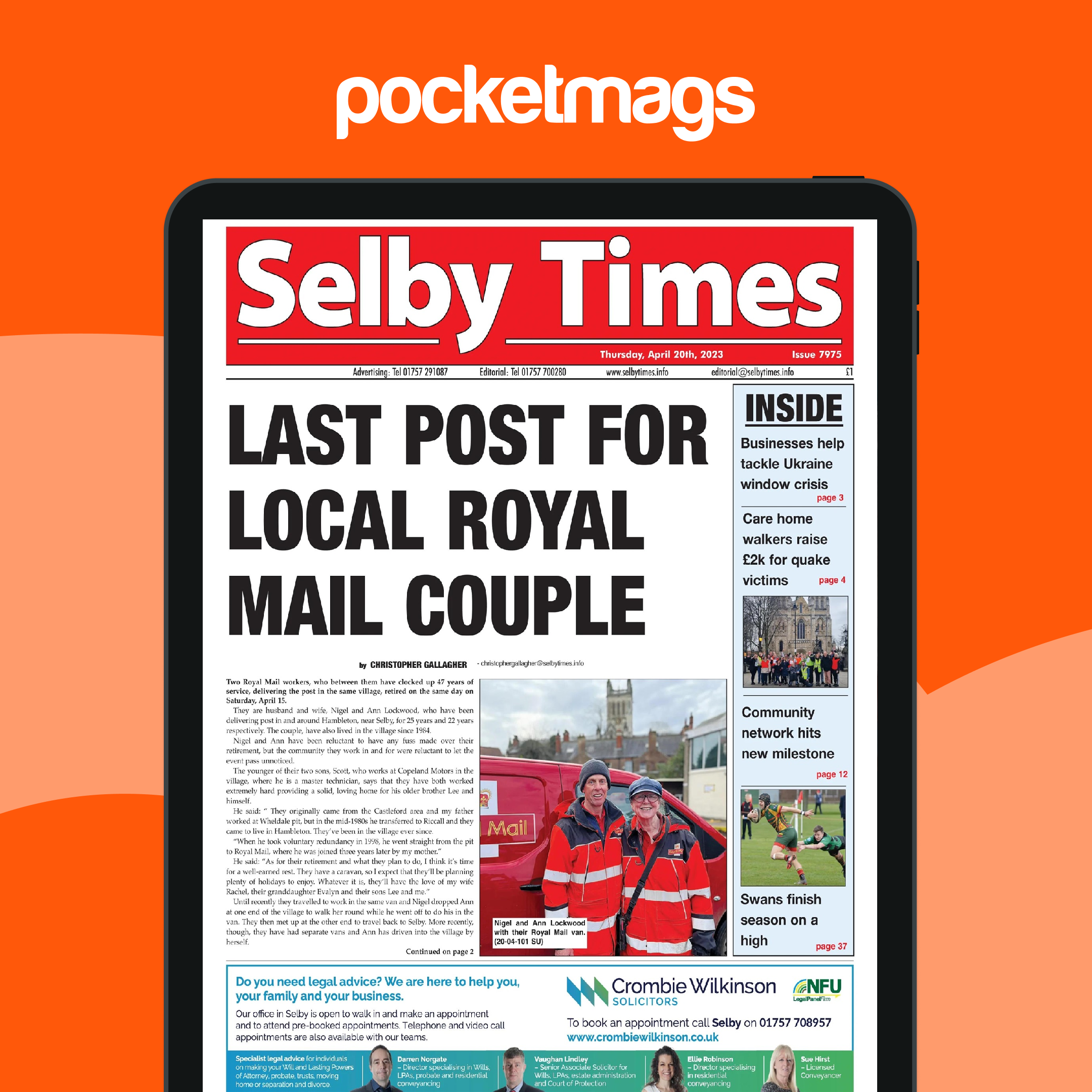 Selby Times Magazine - April 20th 2023 Back Issue