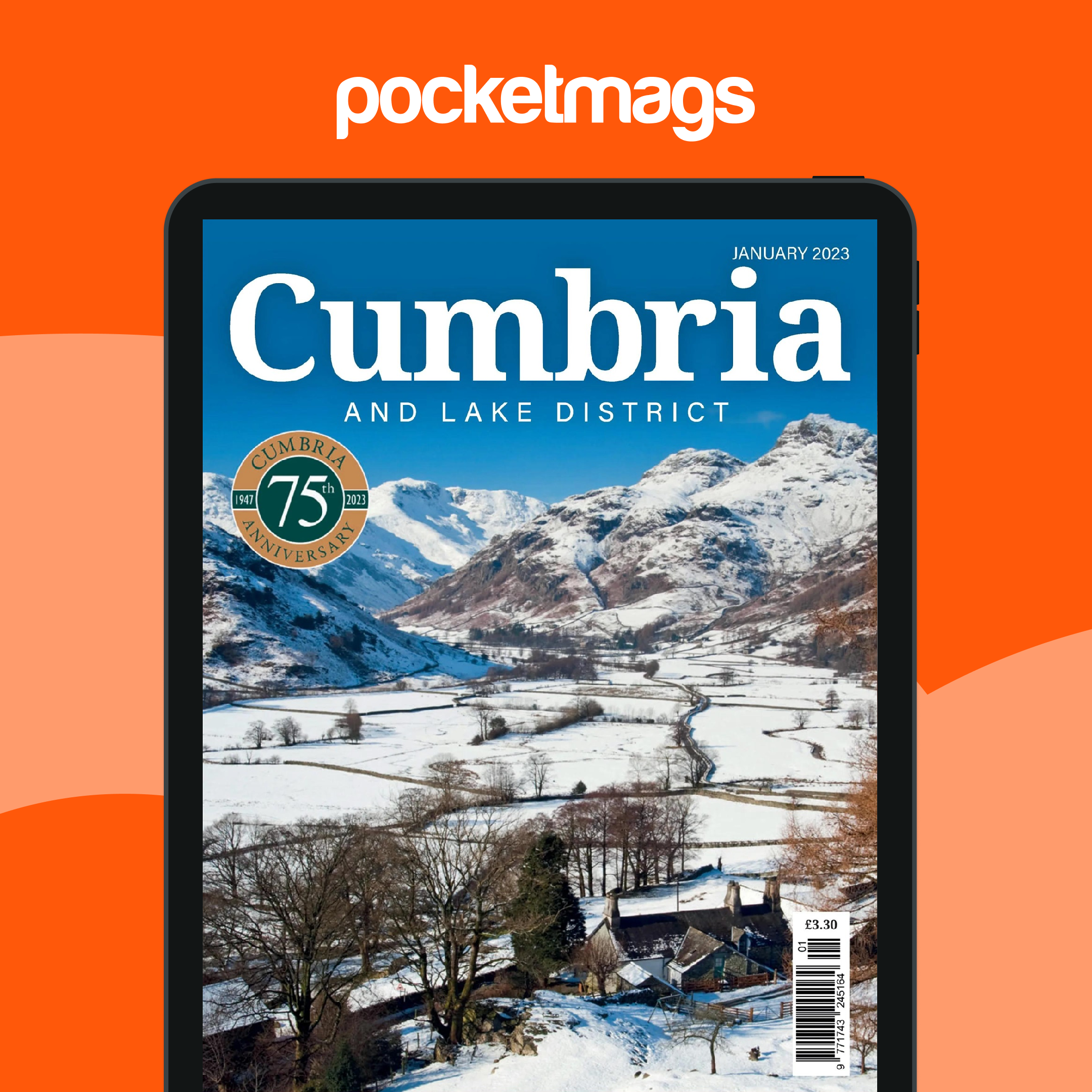Cumbria and Lakeland Walker Magazine - January issue 2023 Back Issue