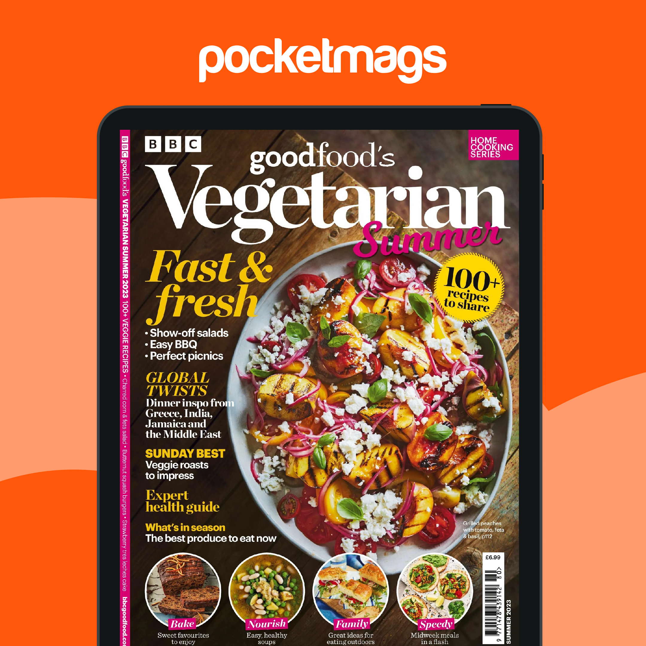 Good Food Home Cooking Series Magazine - Veggie Summer 2023 Back Issue