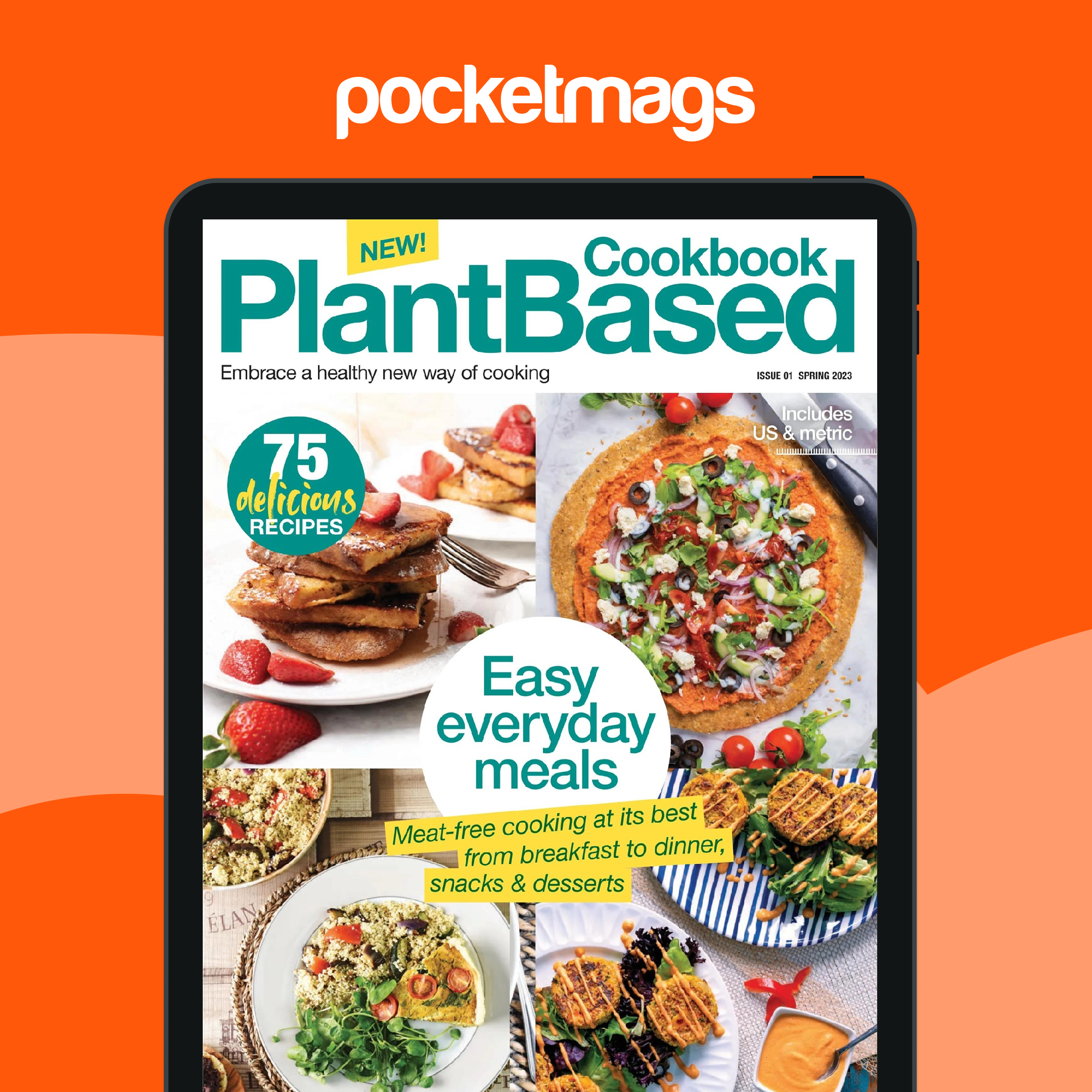 Healthy Eating Magazine - PlantBased Cookbook Back Issue
