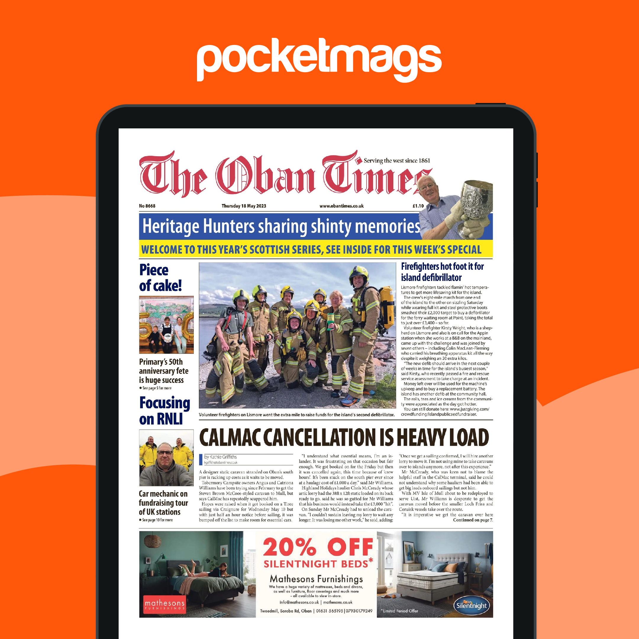 The Oban Times & Lochaber Times Magazine - 18th May, 2023 Back Issue