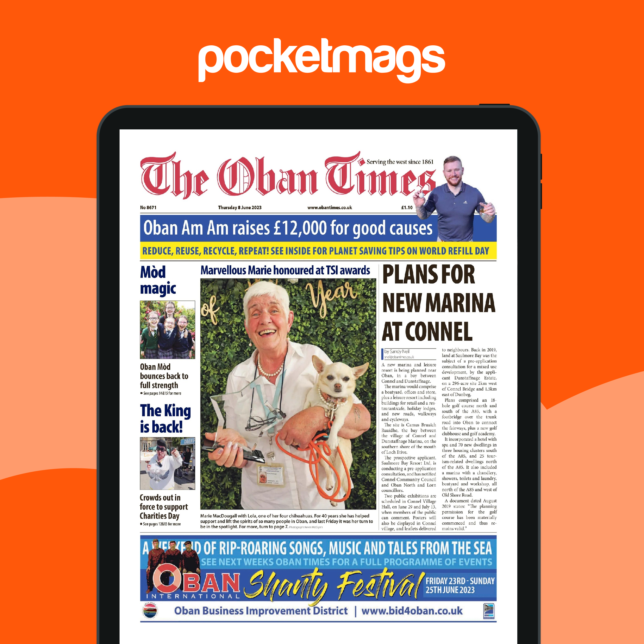 The Oban Times & Lochaber Times Magazine - 8th June, 2023 Back Issue