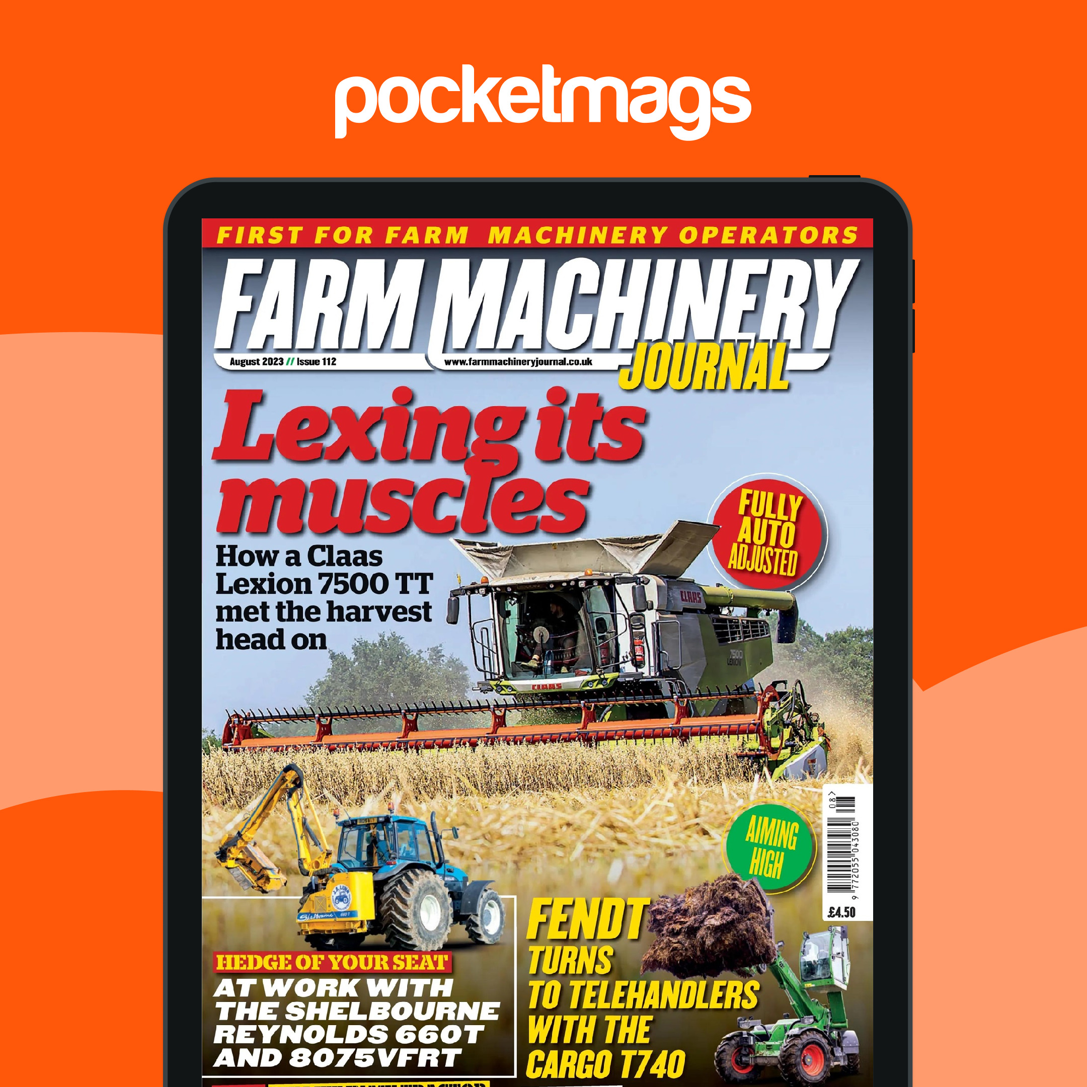 Farm Machinery Journal Magazine - August Back Issue