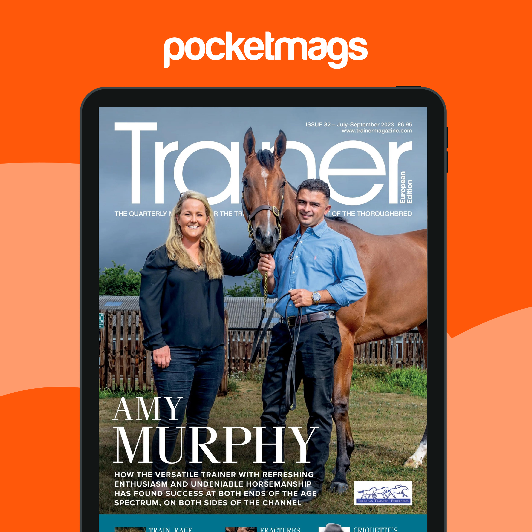 European Trainer Magazine - horse racing - July - September 2023 Back Issue